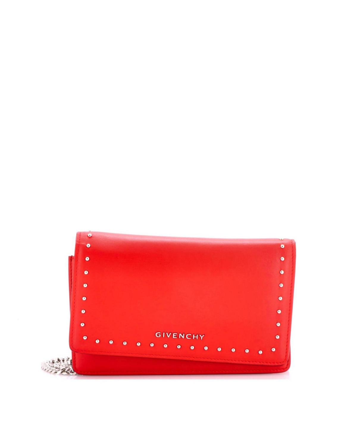 Click here for Pre-Owned Givenchy Pandora Chain Wallet Studded Le... prices