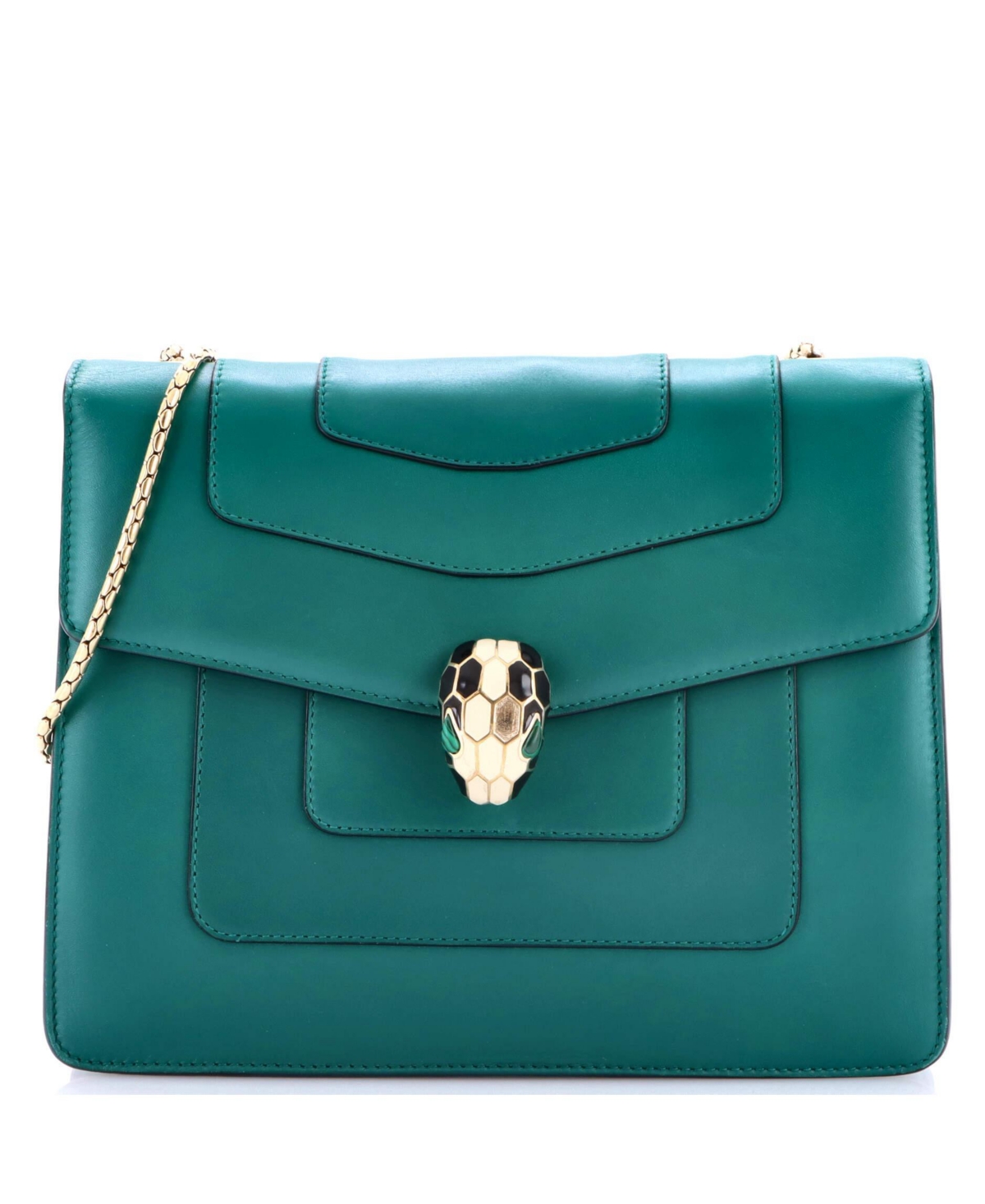Click here for Pre-Owned Bvlgari Medium Serpenti Forever Square S... prices