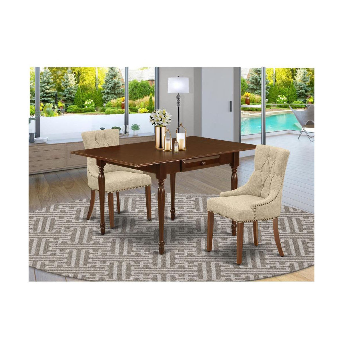Click here for East West Furniture Mahogany Dining Room Set prices