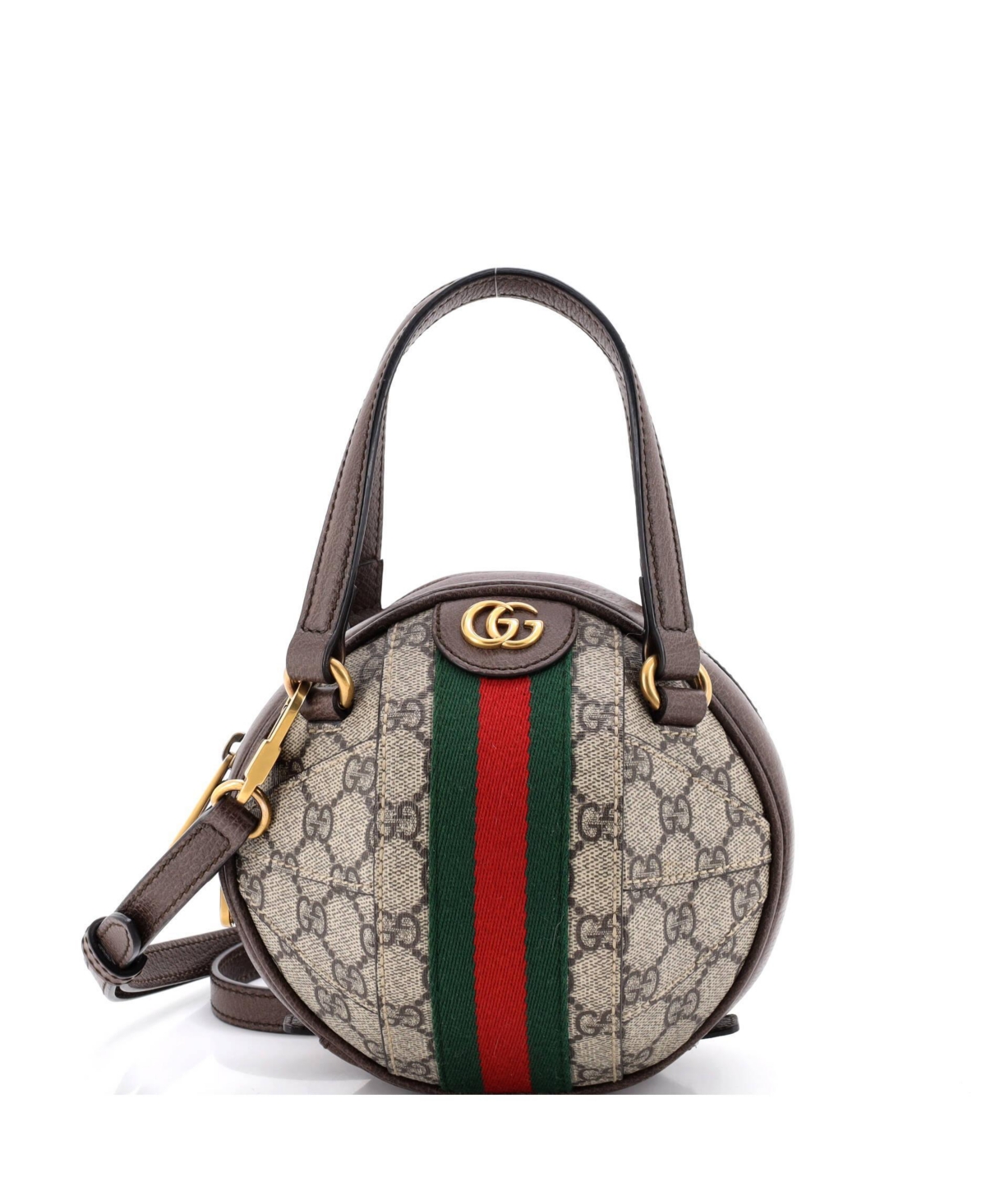 Click here for Pre-Owned Gucci Mini Ophidia Basketball Bag Gg Coa... prices
