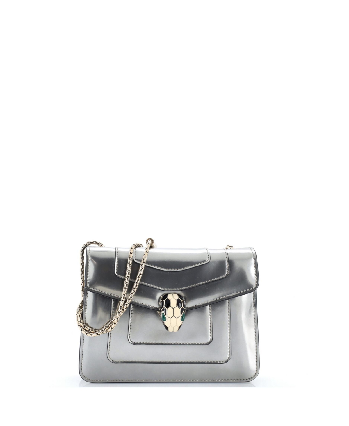 Click here for Pre-Owned Bvlgari Small Serpenti Forever Square Sh... prices