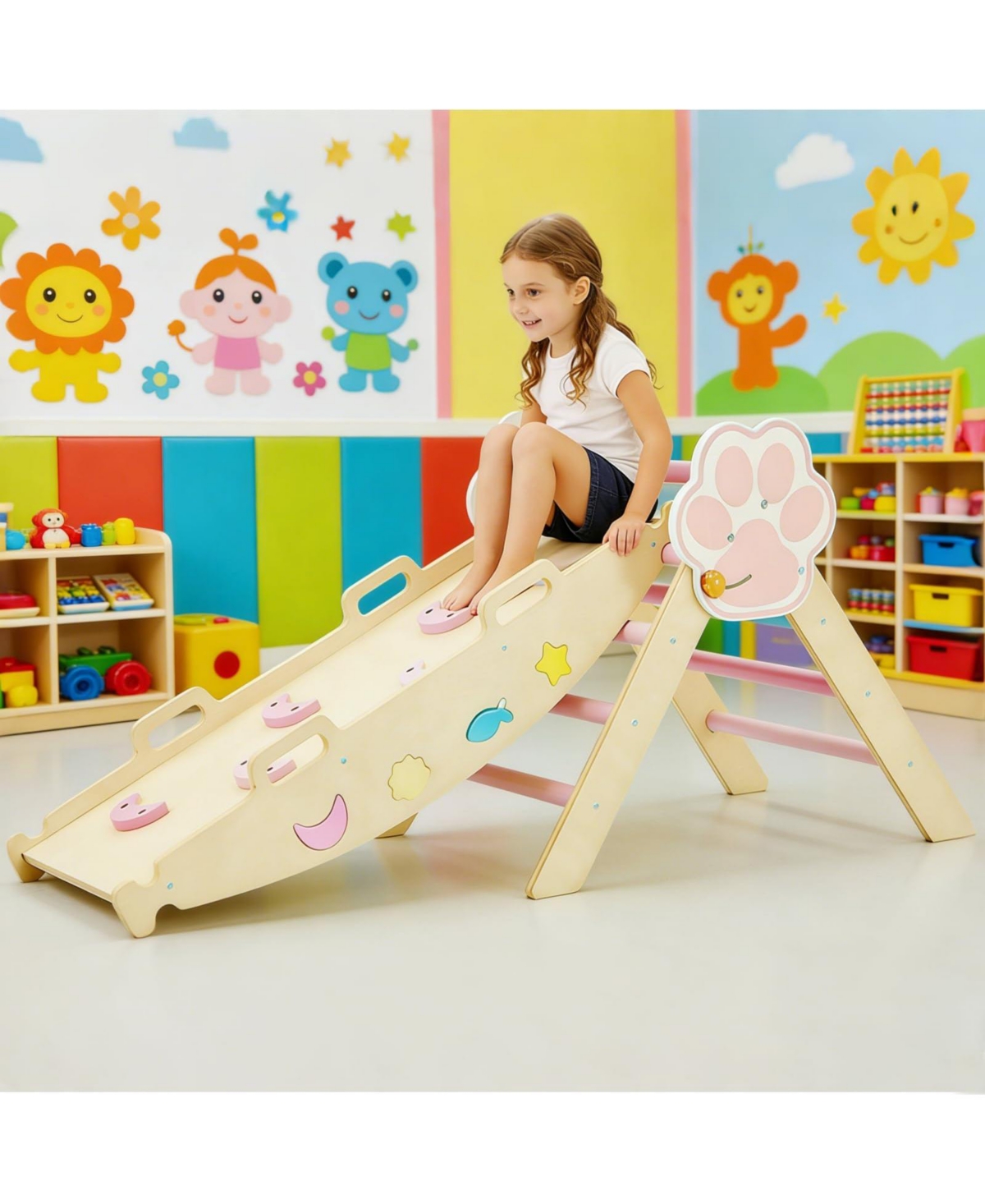 Click here for homfan 72.8 x 20.5 x 22.8 Inch Kids Climbing Frame... prices