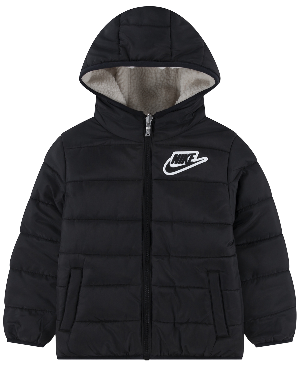 Click here for Nike Toddler Boys Reversible Faux-Sherpa Jacket -... prices