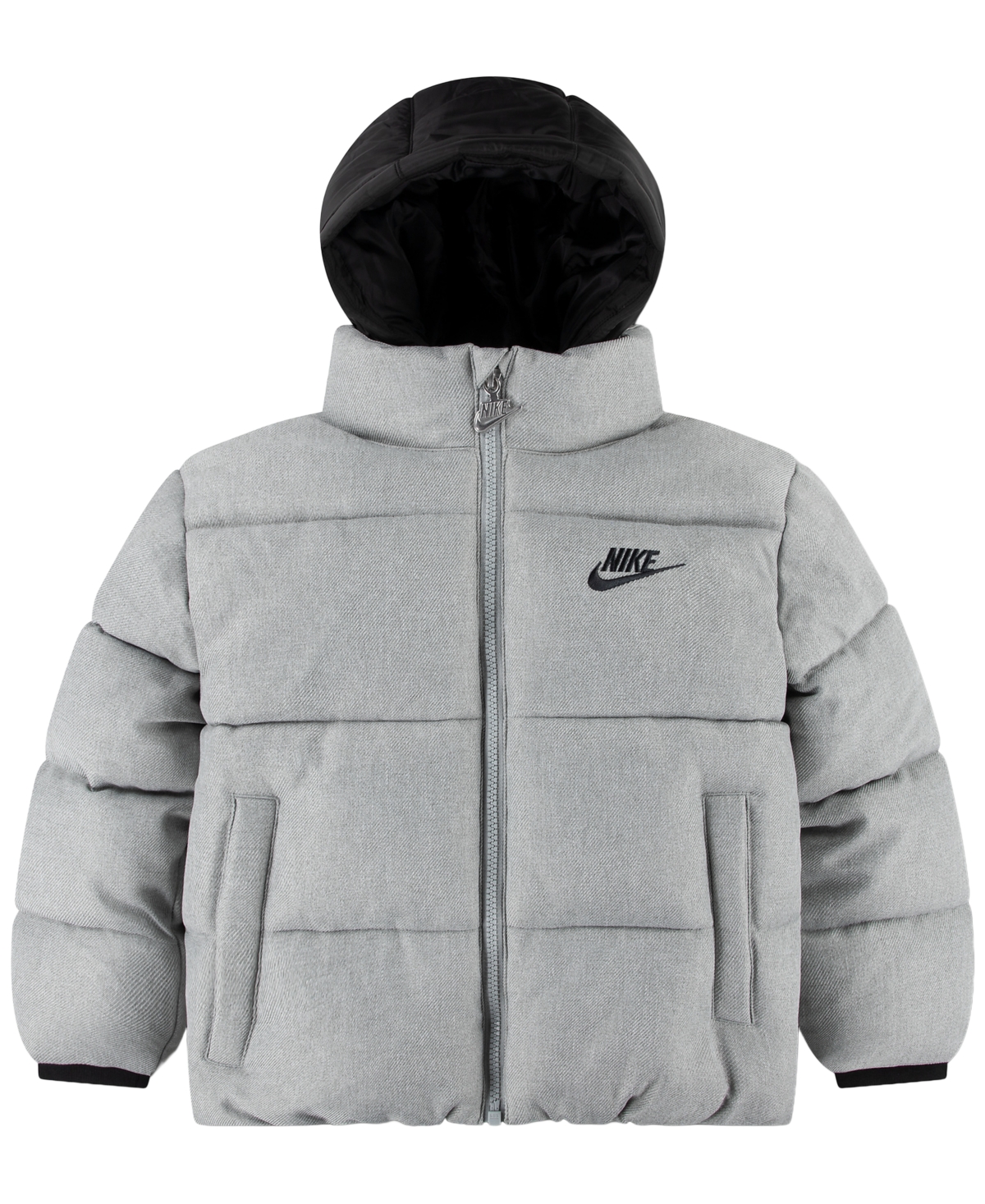 Click here for Nike Boys 4-7 Heathered Twill Puffer Jacket - Dark... prices