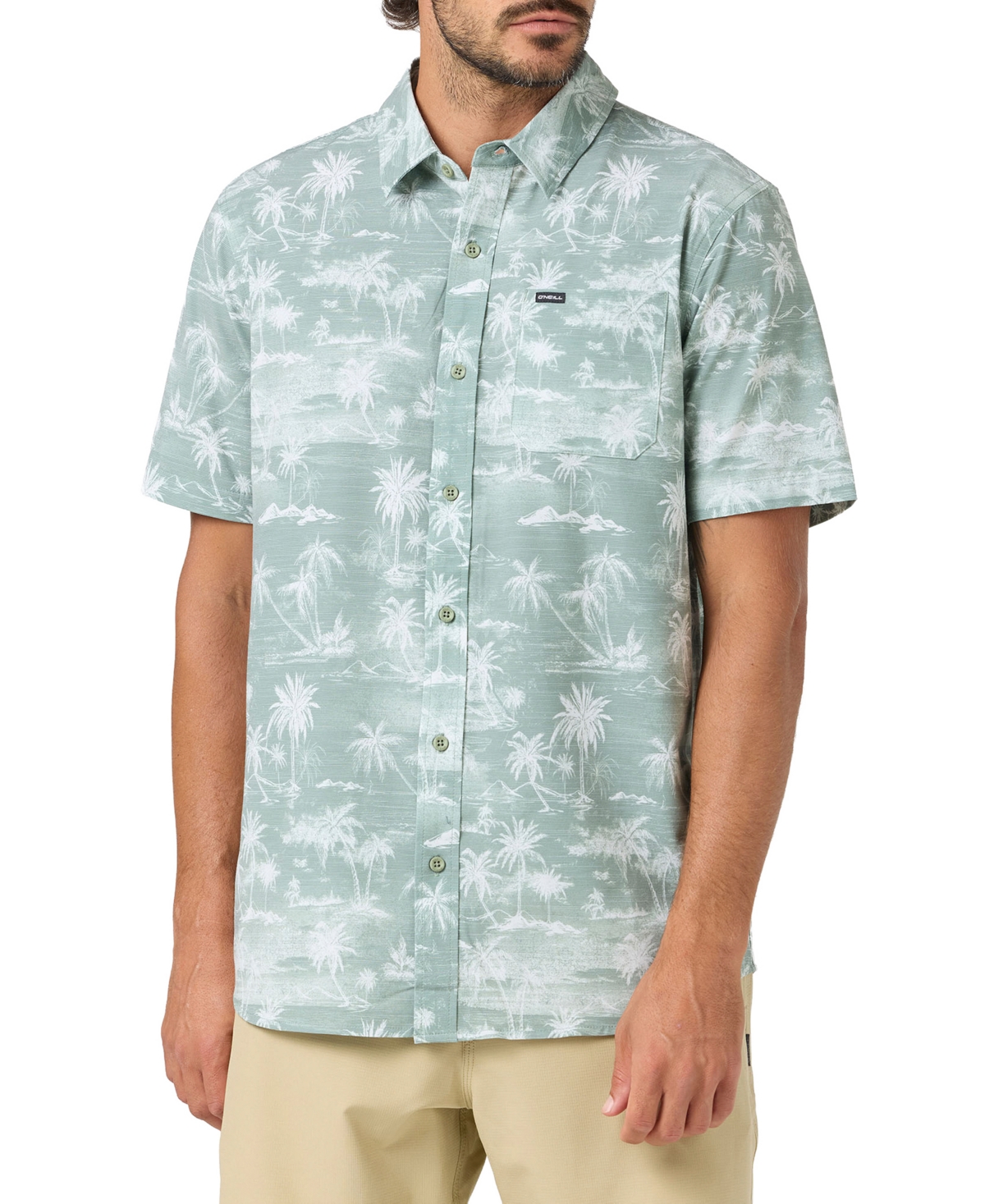 Click here for ONeill Mens Regular-Fit Short-Sleeve Shirt - Seagr... prices