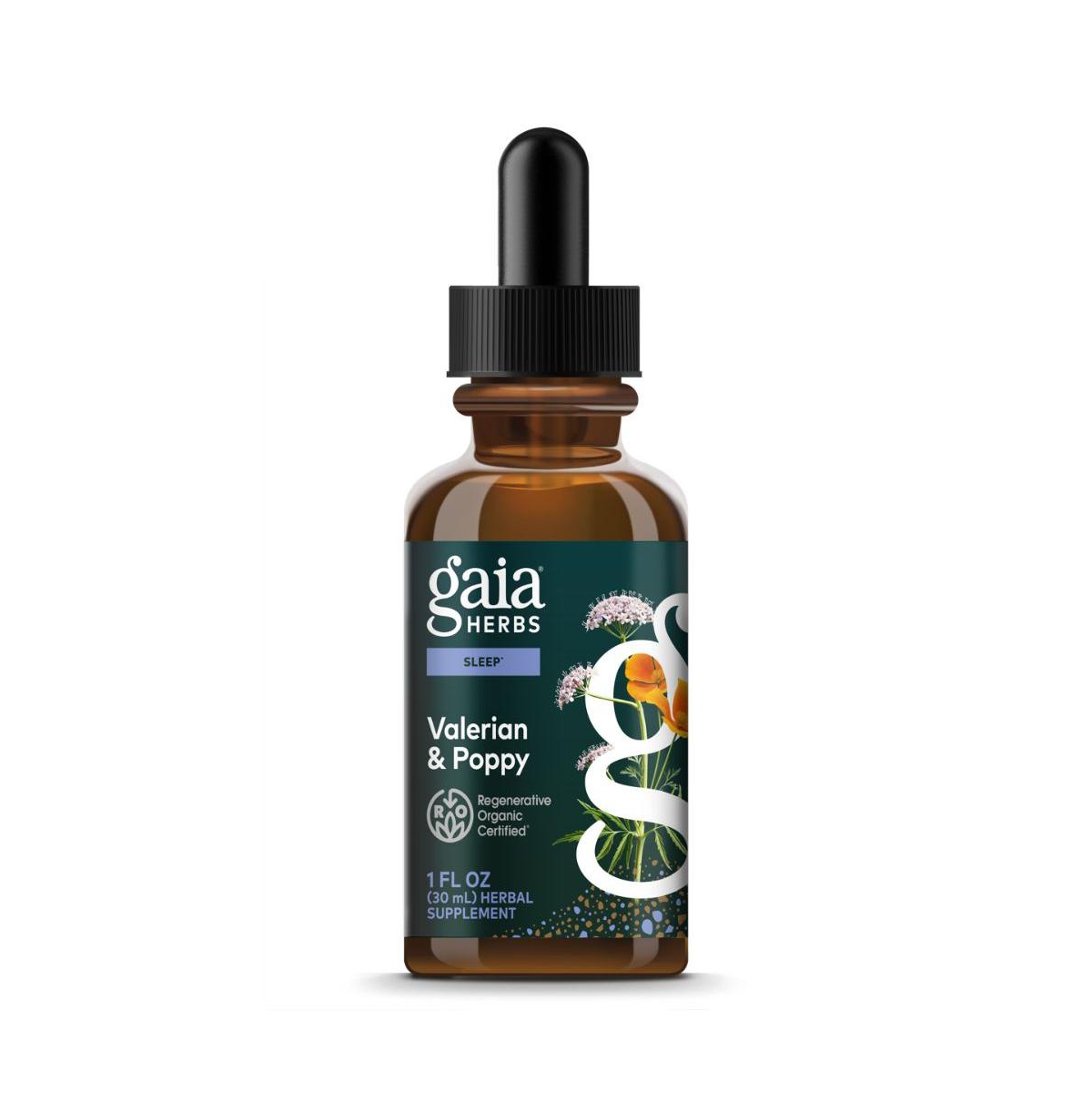 Click here for Gaia Herbs Valerian and Poppy Regenerative Certifi... prices