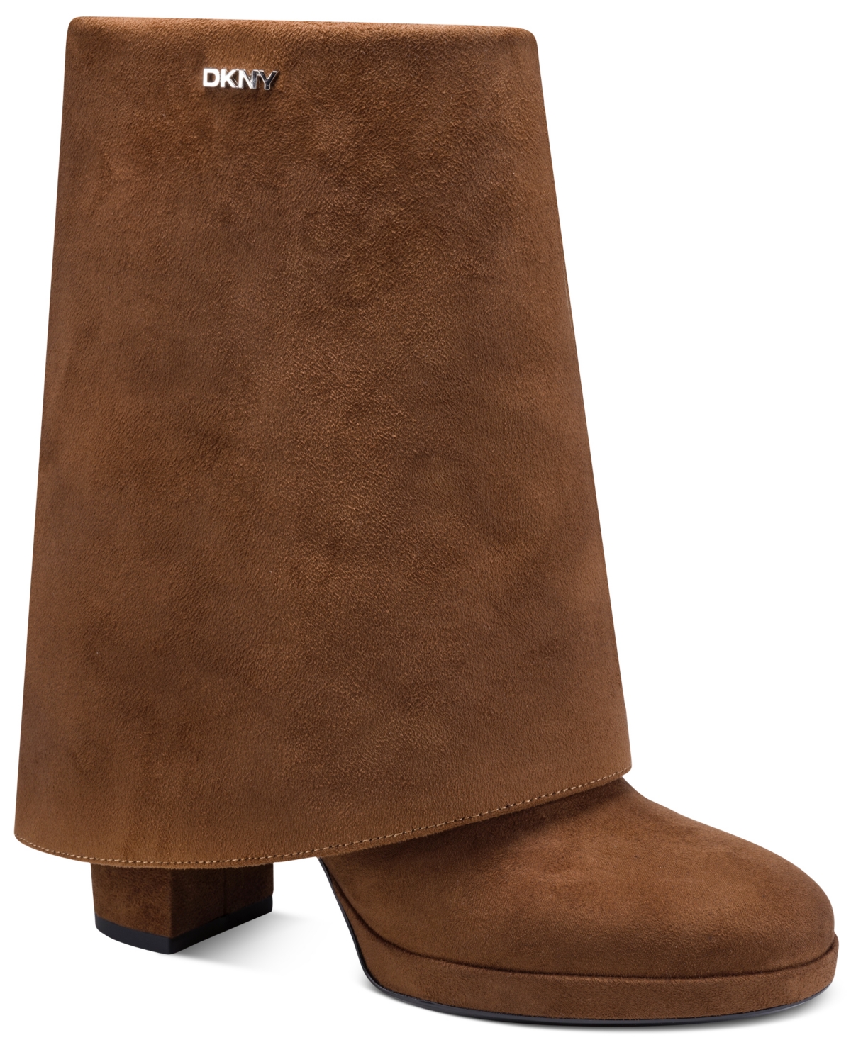 Click here for Dkny Womens Dana Platform Zipper Booties - Walnut prices