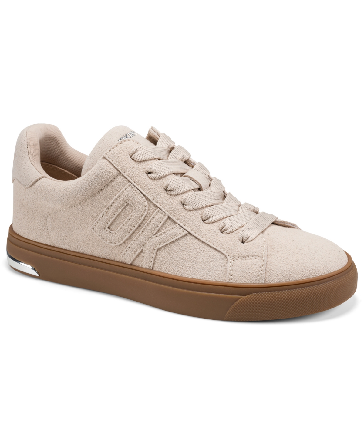 Click here for Dkny Womens Abeni Lace-Up Sneakers - Cappucino prices