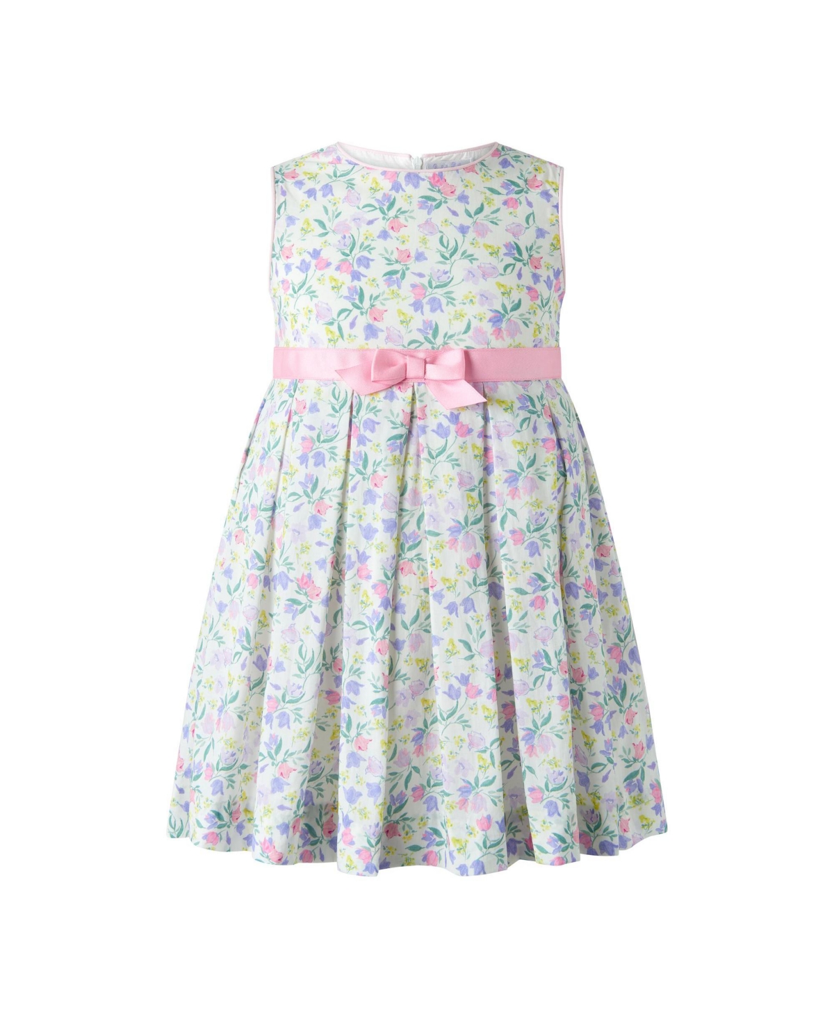 Click here for Rachel Riley Toddler Girls 2-10 Tulip Pleated Dres... prices