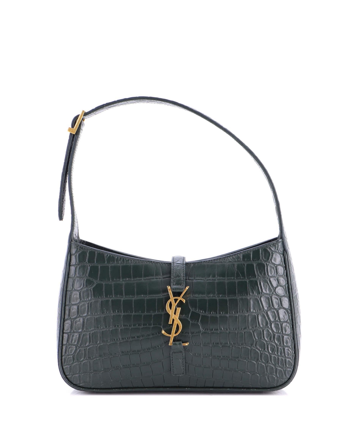 Click here for Pre-Owned Saint Laurent Small Le 5 a 7 Hobo Emboss... prices