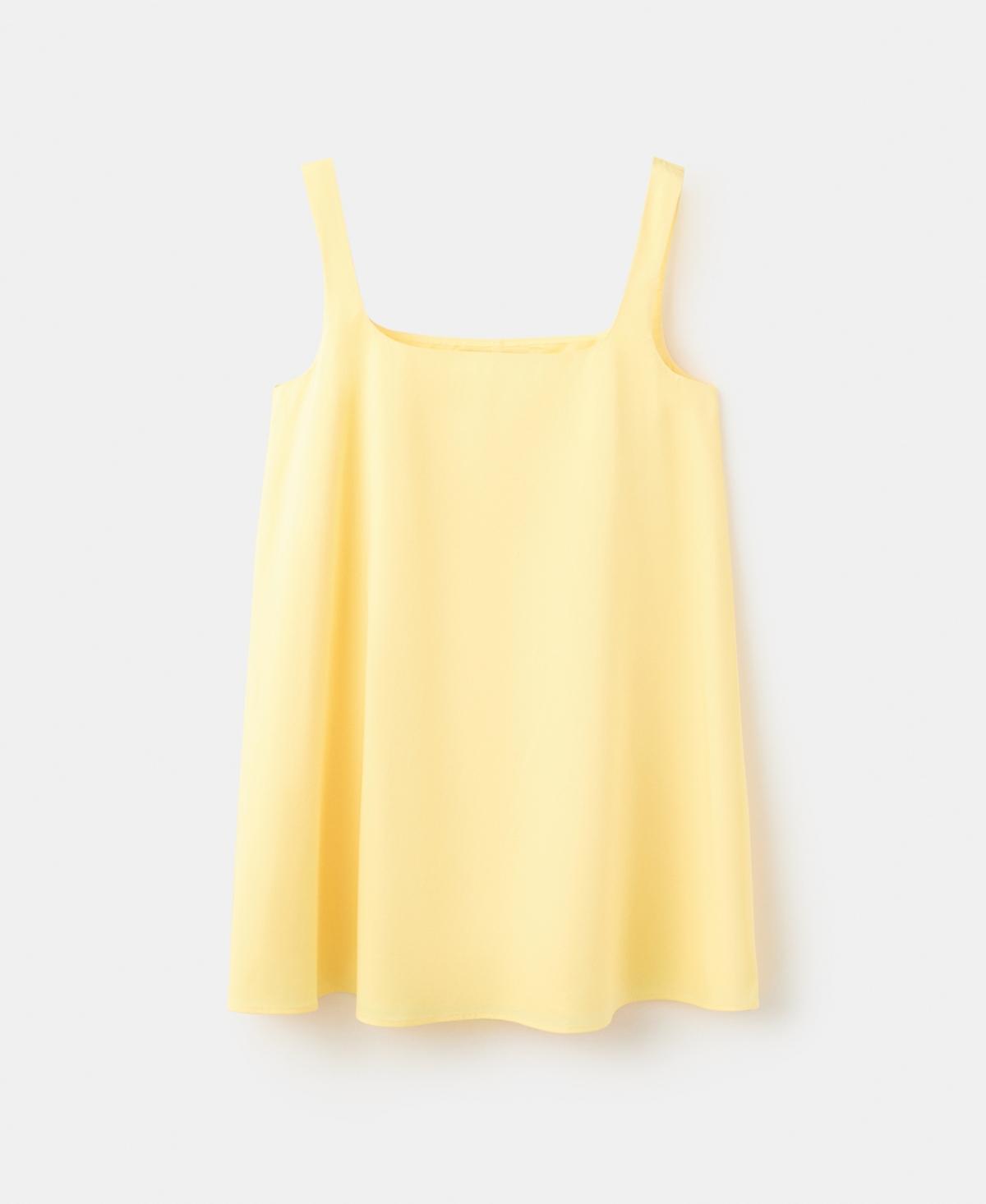 Click here for Mango Womens Flared Cotton Dress - Light Pastel Ye... prices