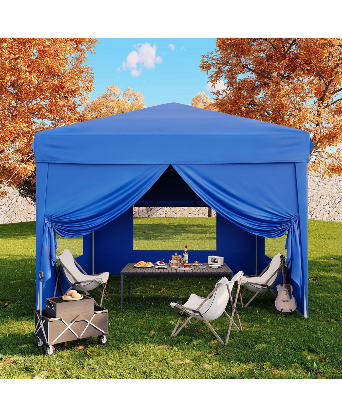 Click here for gaomon Pop Up Canopy Tent 10x10ft with 4 Removable... prices