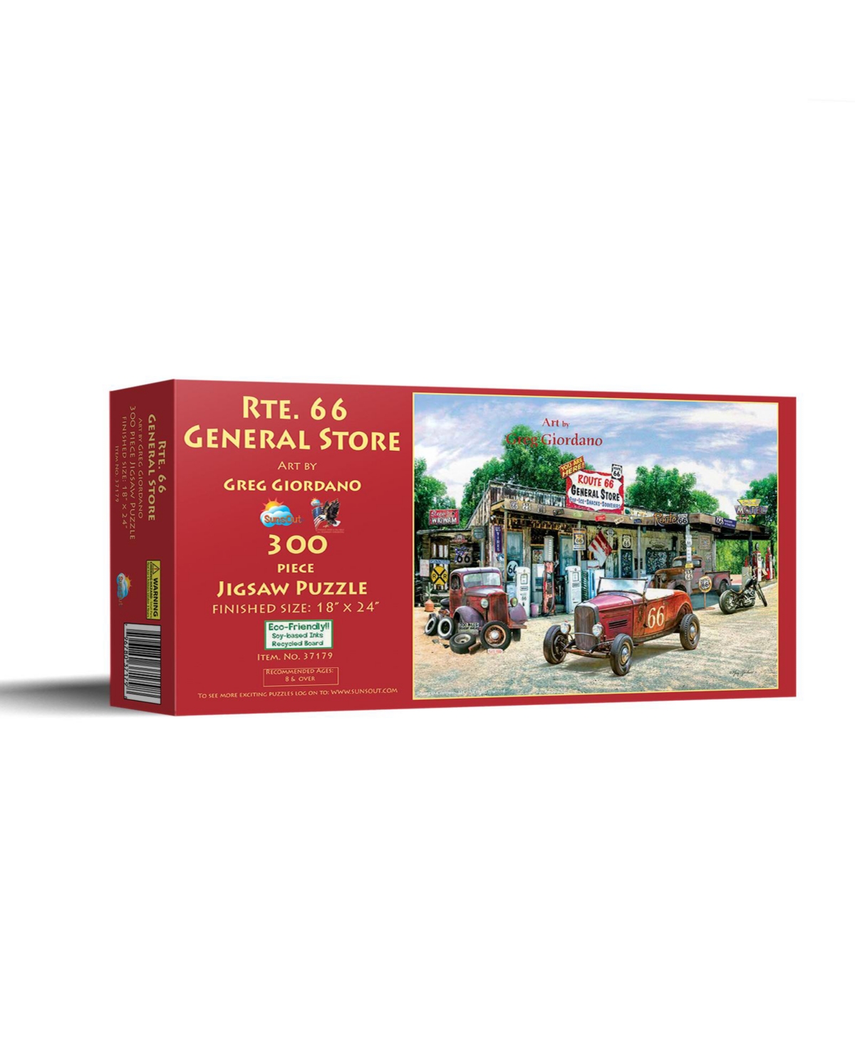 Click here for SunsOut Rte. 66 General Store 300-Piece Jigsaw Puz... prices