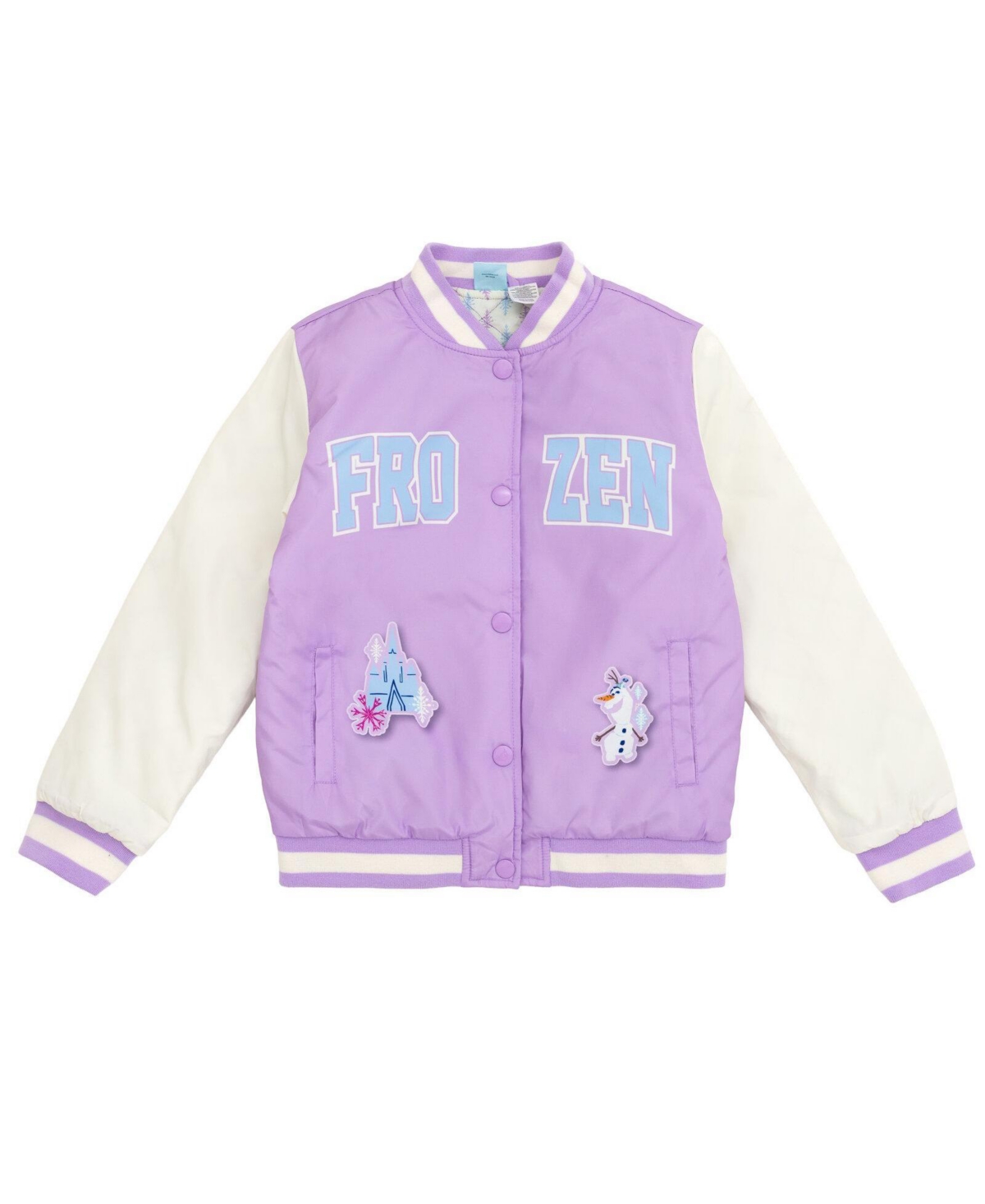 Click here for Frozen Toddler Girls 2T-5T Varsity Bomber Jacket -... prices
