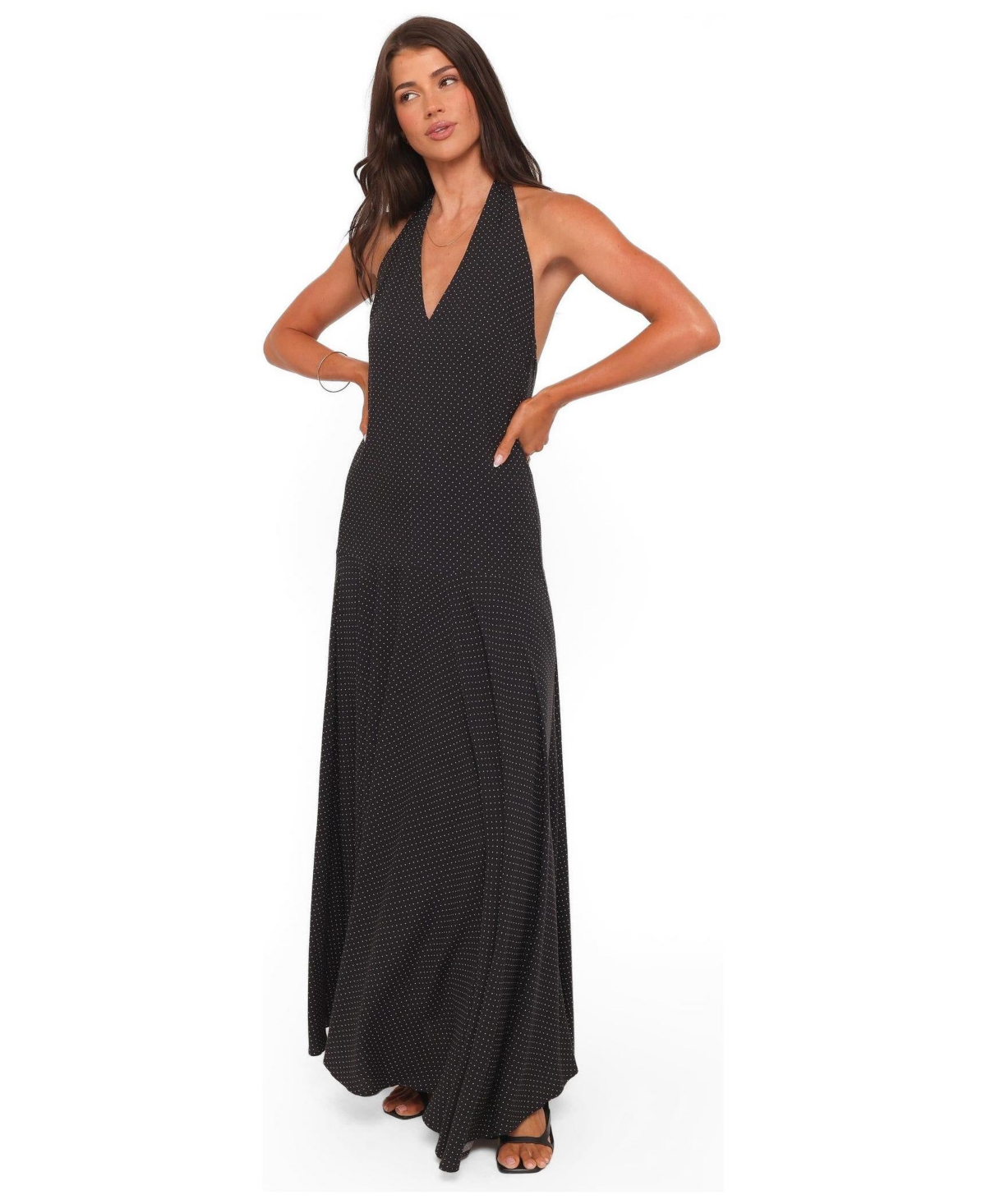 Click here for Petal and Pup Womens Natalie Halterneck Maxi Dress... prices