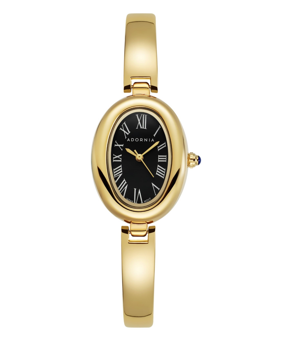 Click here for Adornia Womens Gold York Black Face Watch - Gold prices