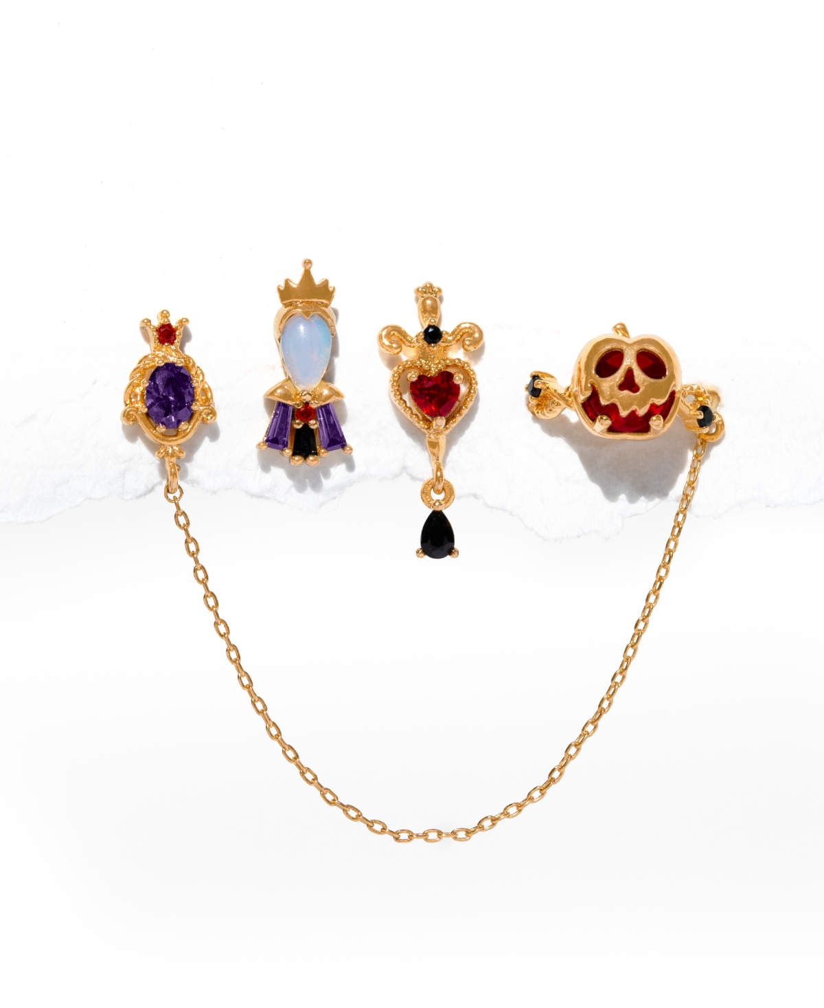 Click here for Girls Crew Crystal Disney Evil Queen Earring Set -... prices