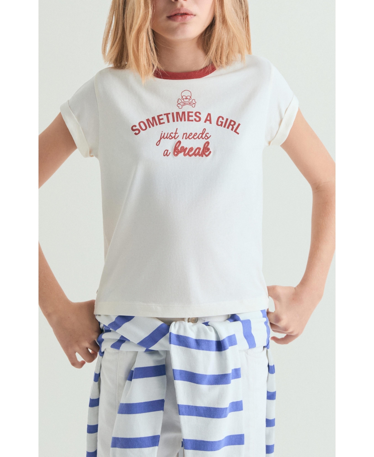 Click here for Scalpers Womens Printed T-shirt with contrasting c... prices