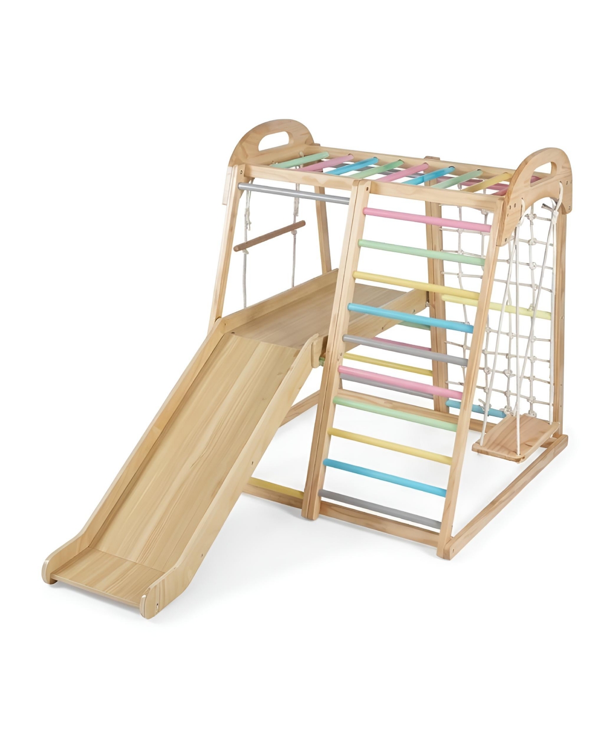 Click here for Slickblue 8-in-1 Kids Jungle Gym with Slide Monkey... prices