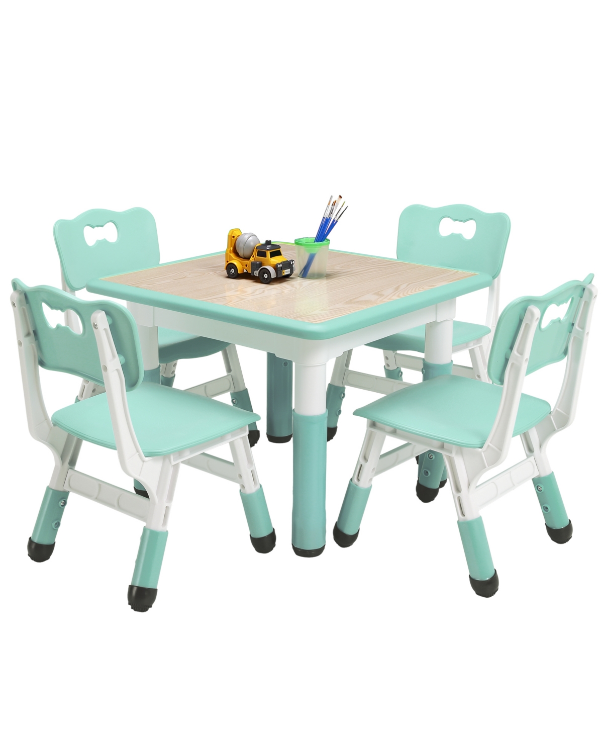 Click here for homfan Kids Table and Chairs Set  23.6 Inch Mdf Ad... prices