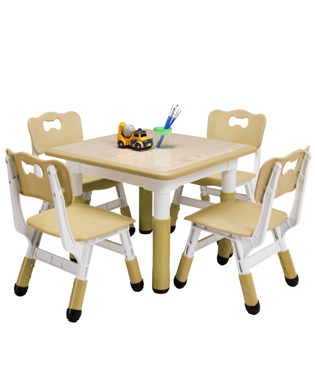 Click here for homfan Kids Table and Chairs Set  23.6 Inch Mdf Ad... prices