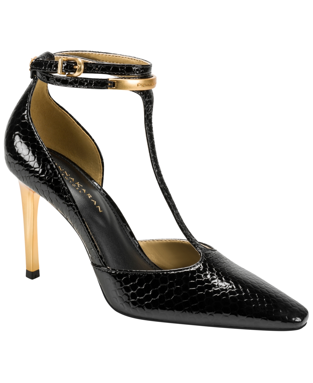 Click here for Donna Karan New York Womens Samuel T-Strap Pumps -... prices