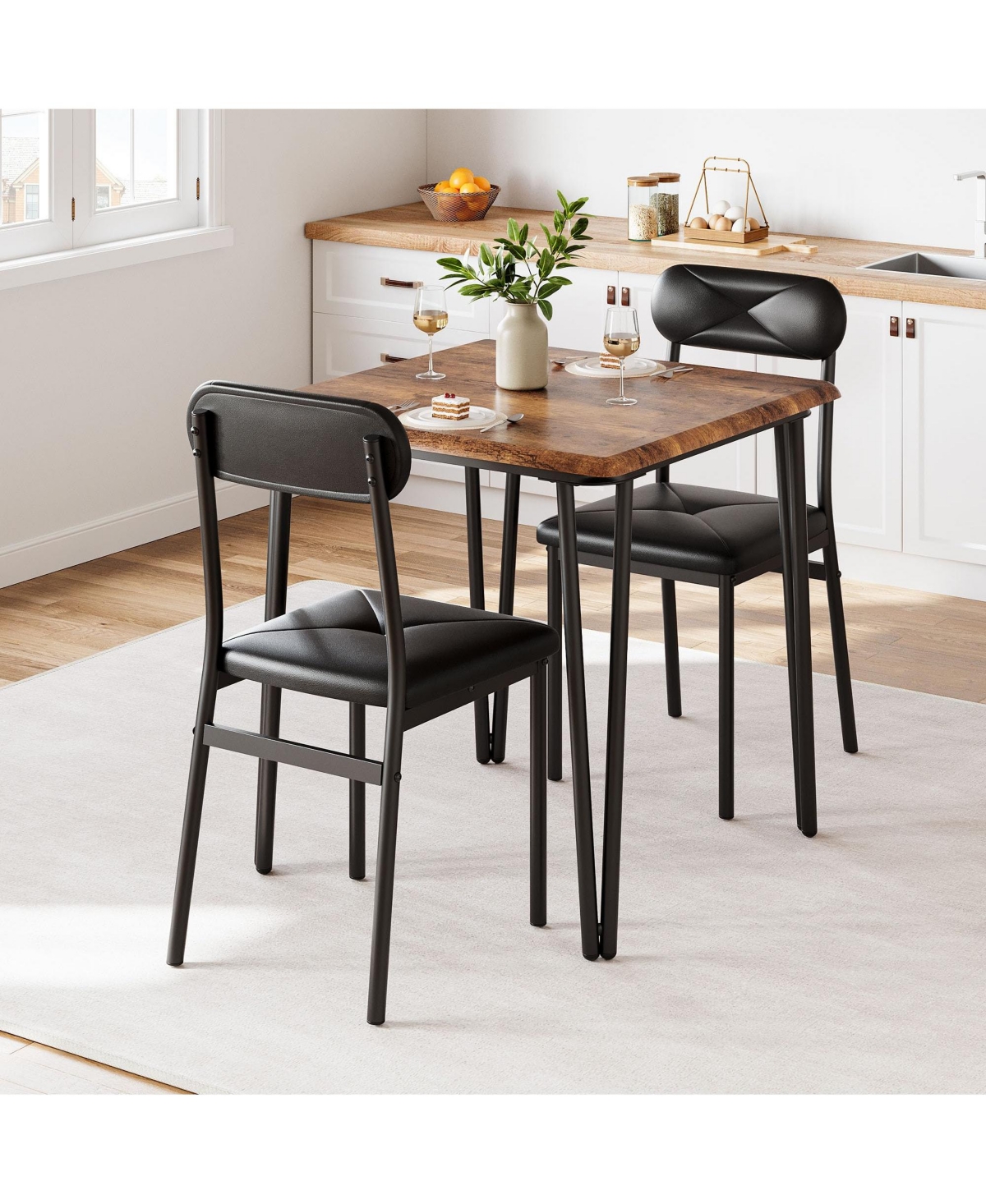 Click here for gaomon 2-Piece Upholstered Dining Set â Kitchen... prices