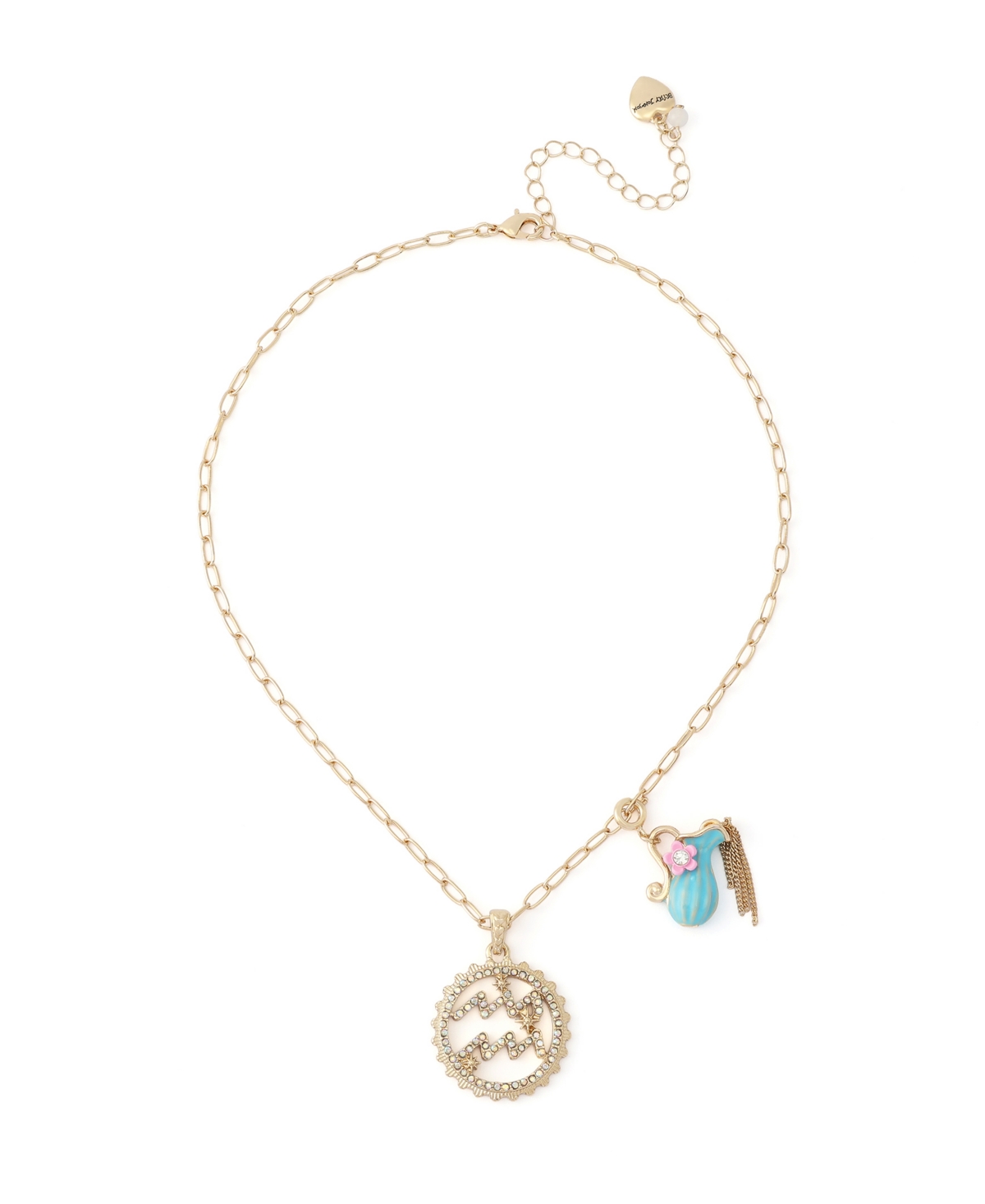 Click here for Betsey Johnson Faux-Stone Aquarius Celestial Penda... prices