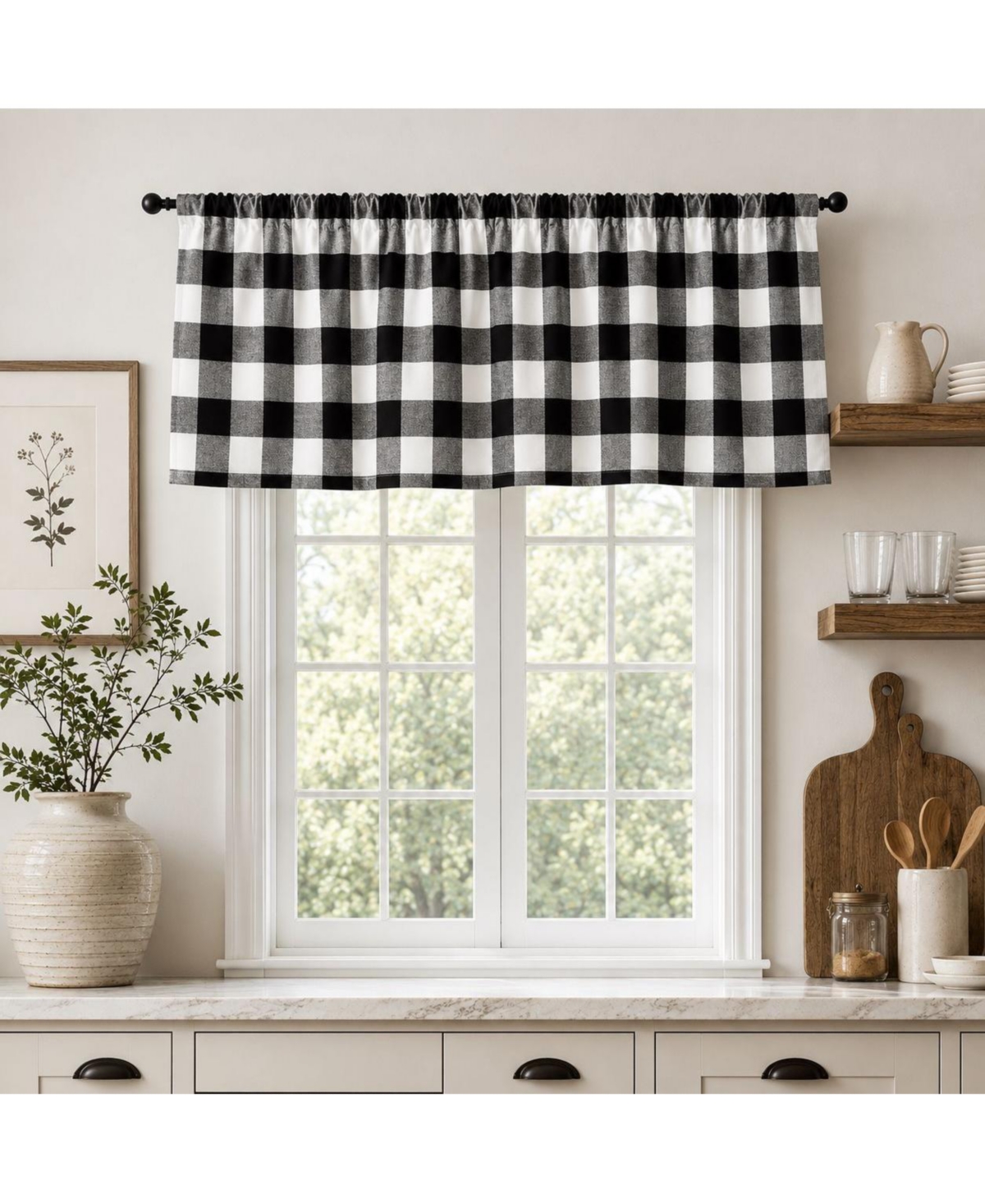 Click here for Kate Aurora Country Farmhouse Buffalo Check Plaid... prices