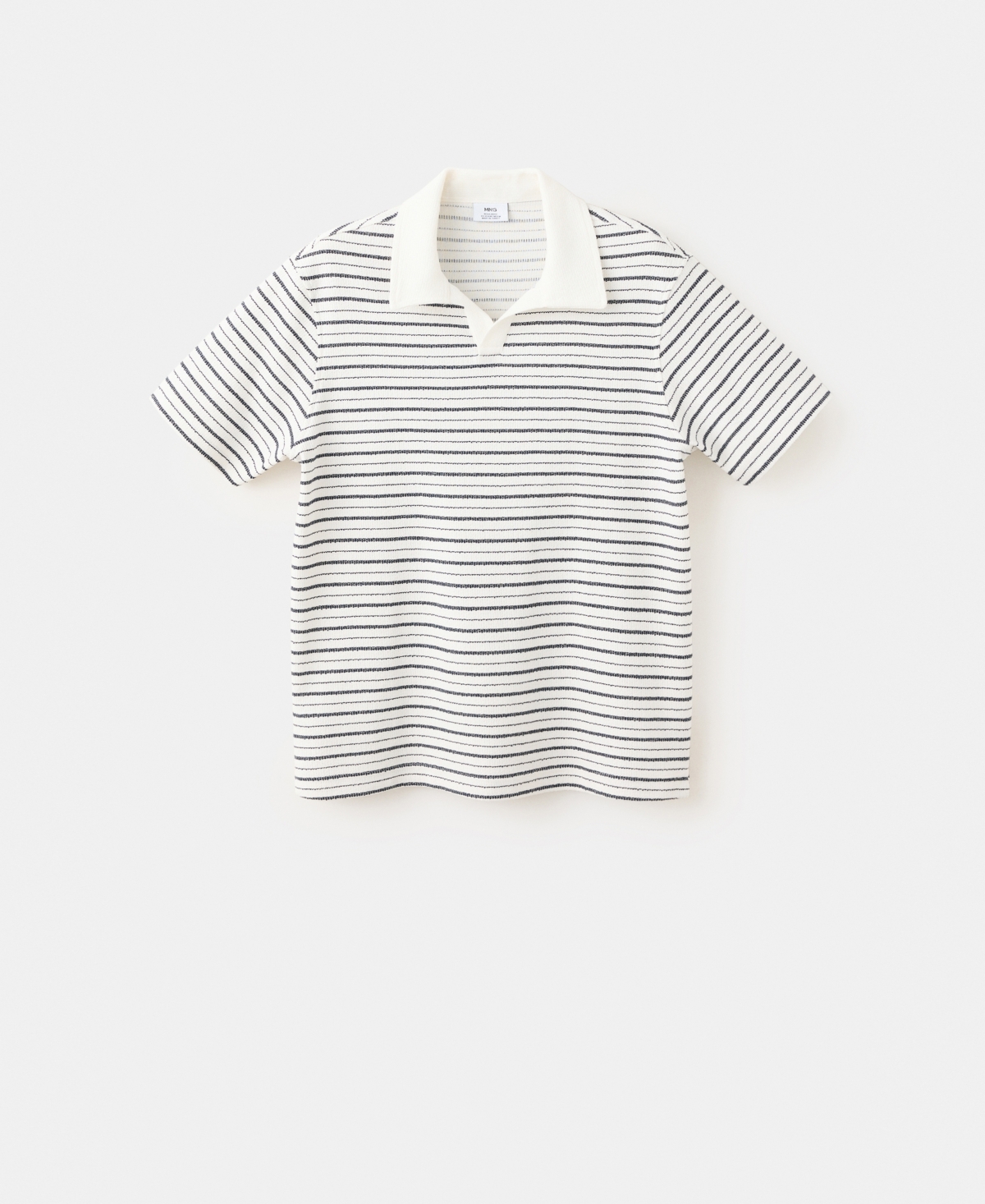 Click here for Mango Mens Regular Fit Cotton Striped Polo Shirt -... prices
