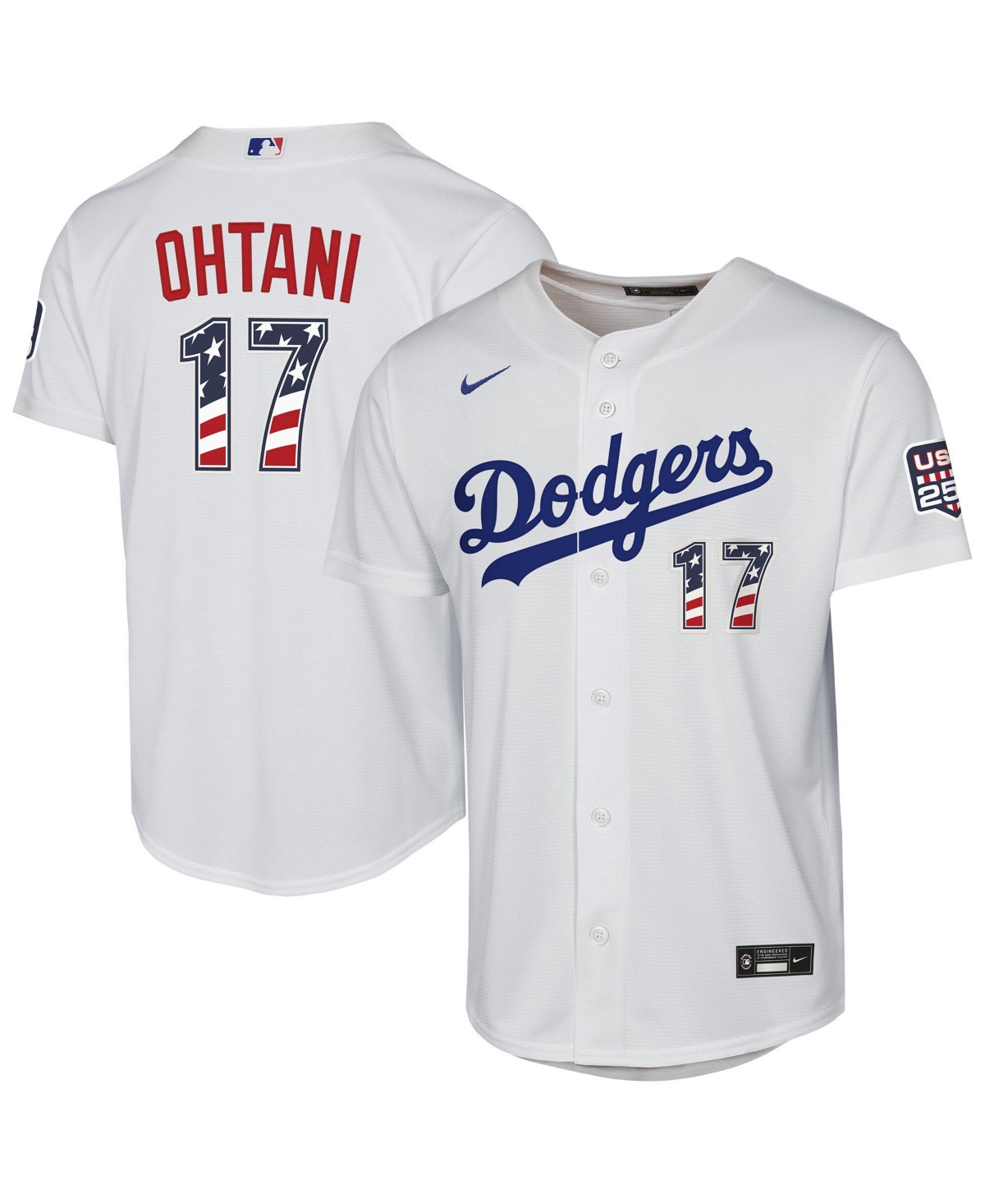 Click here for Nike Big Boys and Girls Shohei Ohtani White Los An... prices