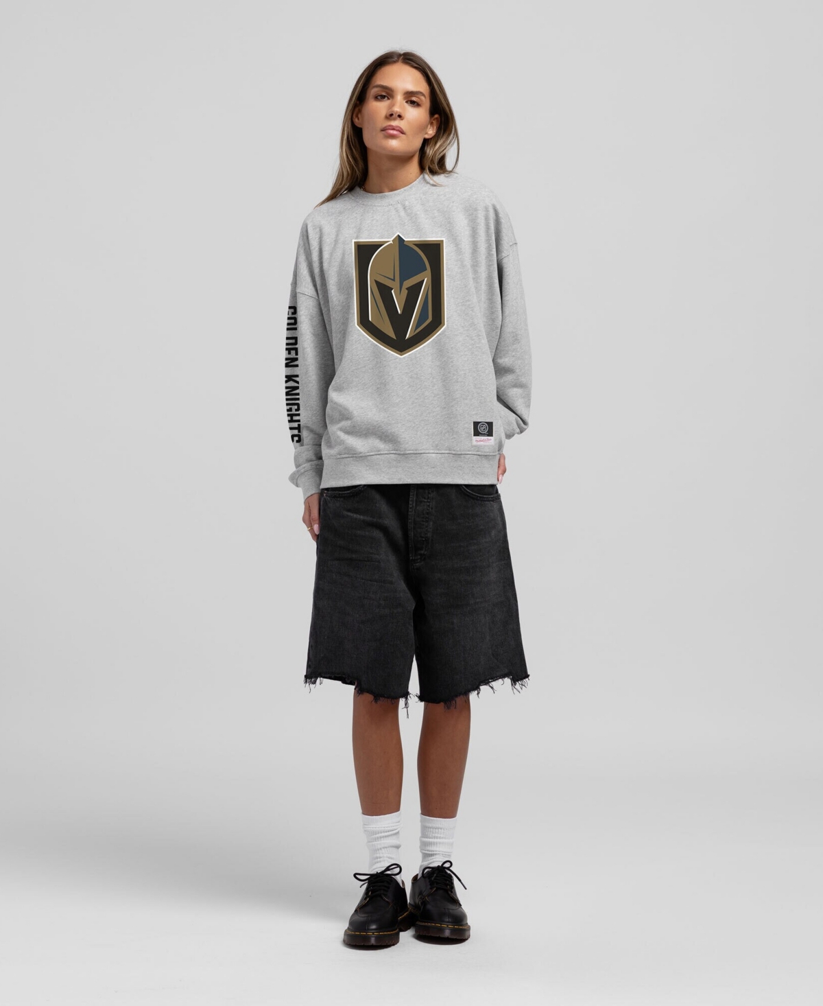 Click here for Mitchell & Ness Womens Heather Gray Vegas Golden K... prices