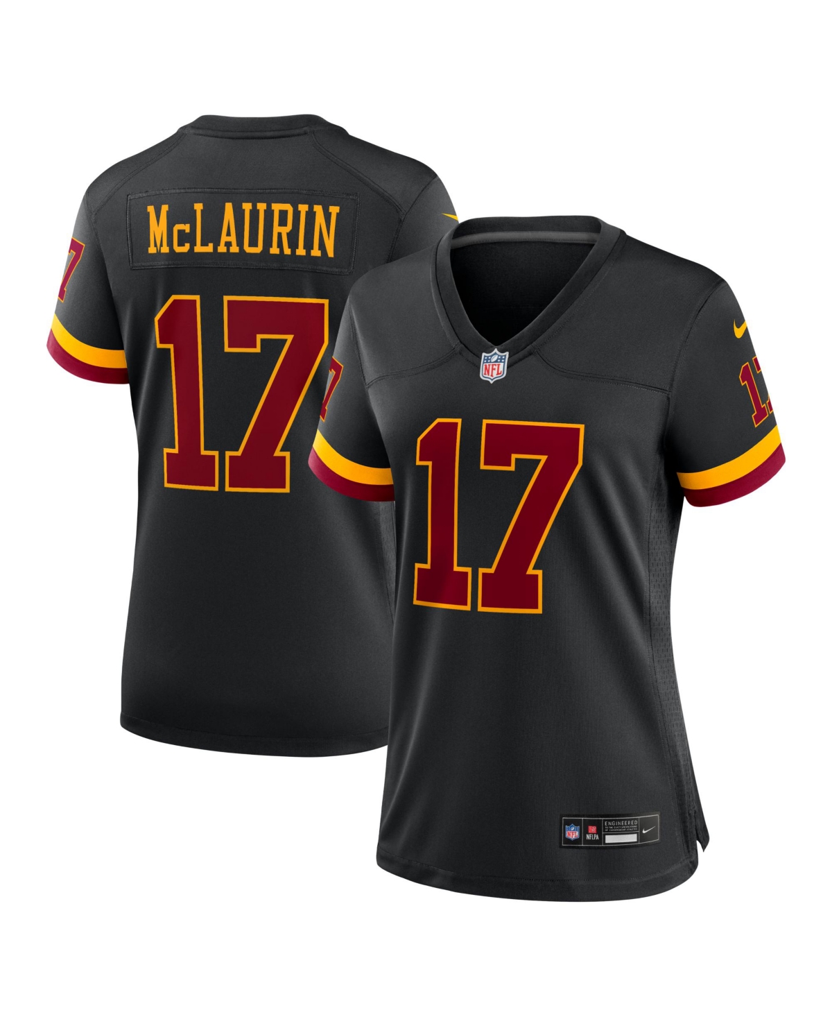 Click here for Nike Womens Terry McLaurin Black Washington Comman... prices