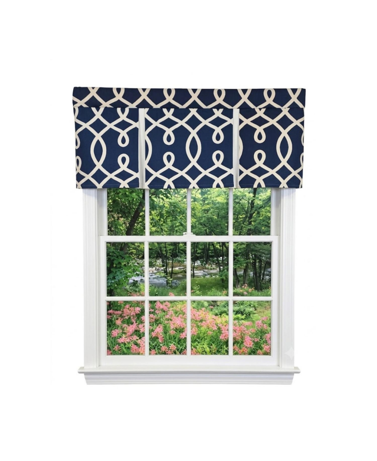 Click here for Rlf Home Oblique Pleated Window Valance 100 Cotton... prices