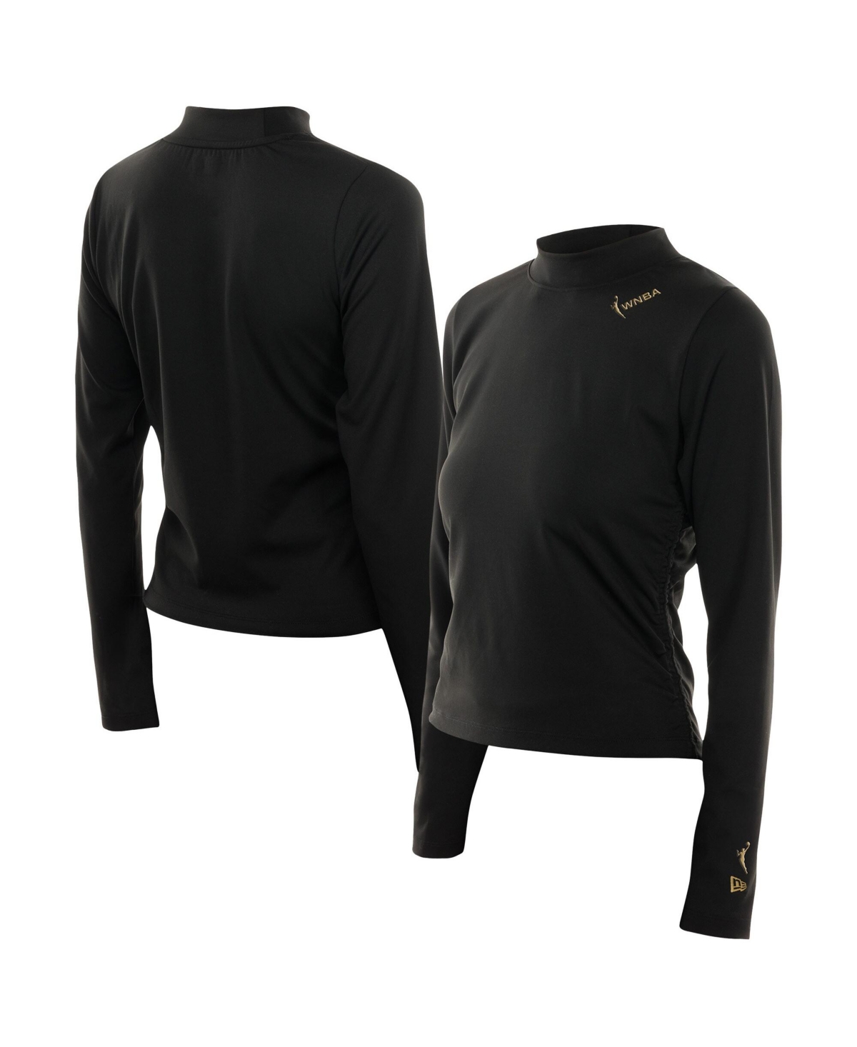 Click here for New Era Womens Black Wnba Glam Game Mock Neck Long... prices