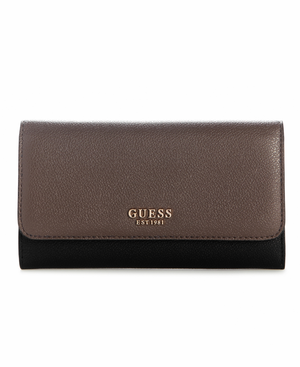 Click here for Guess Bethany Mini Trifold Wallet - Chestnut multi prices