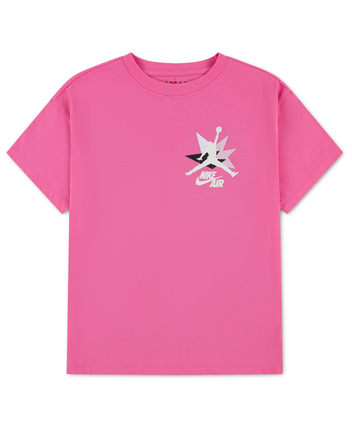 Click here for Jordan Girls 7-16 Geo Burst Flight Boxy T-Shirt -... prices