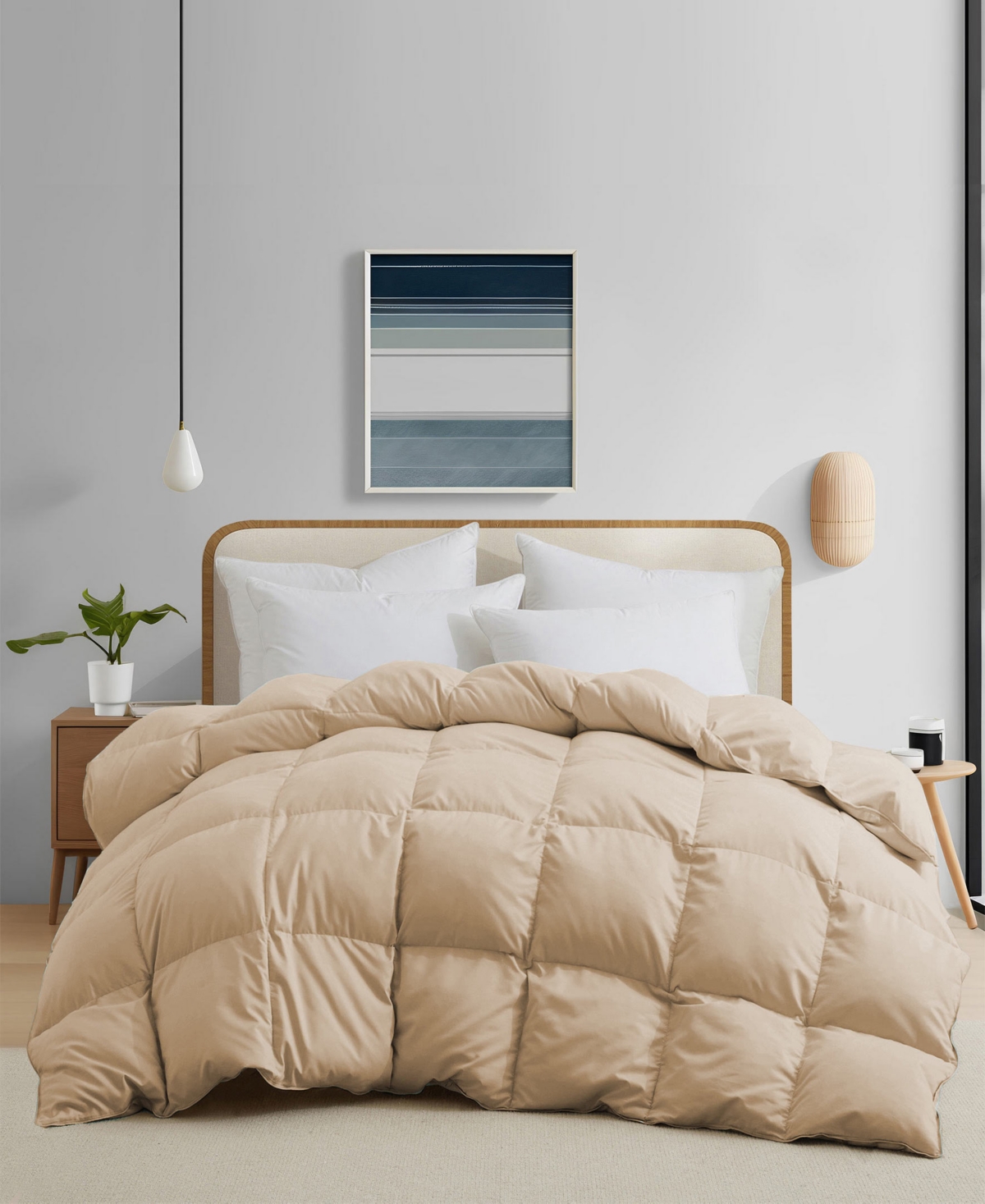 Click here for Unikome 360 Thread Count All Season Goose Down Fea... prices