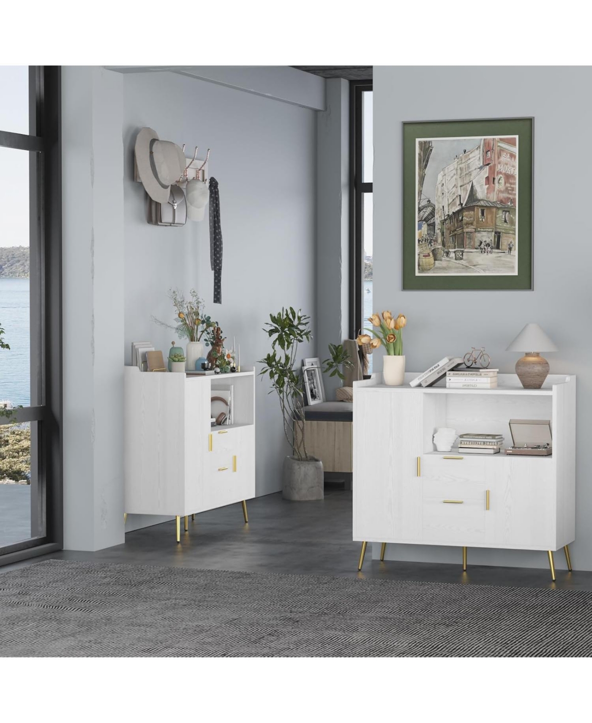 Click here for gaomon Buffet Cabinet with Drawers  40 Sideboard B... prices