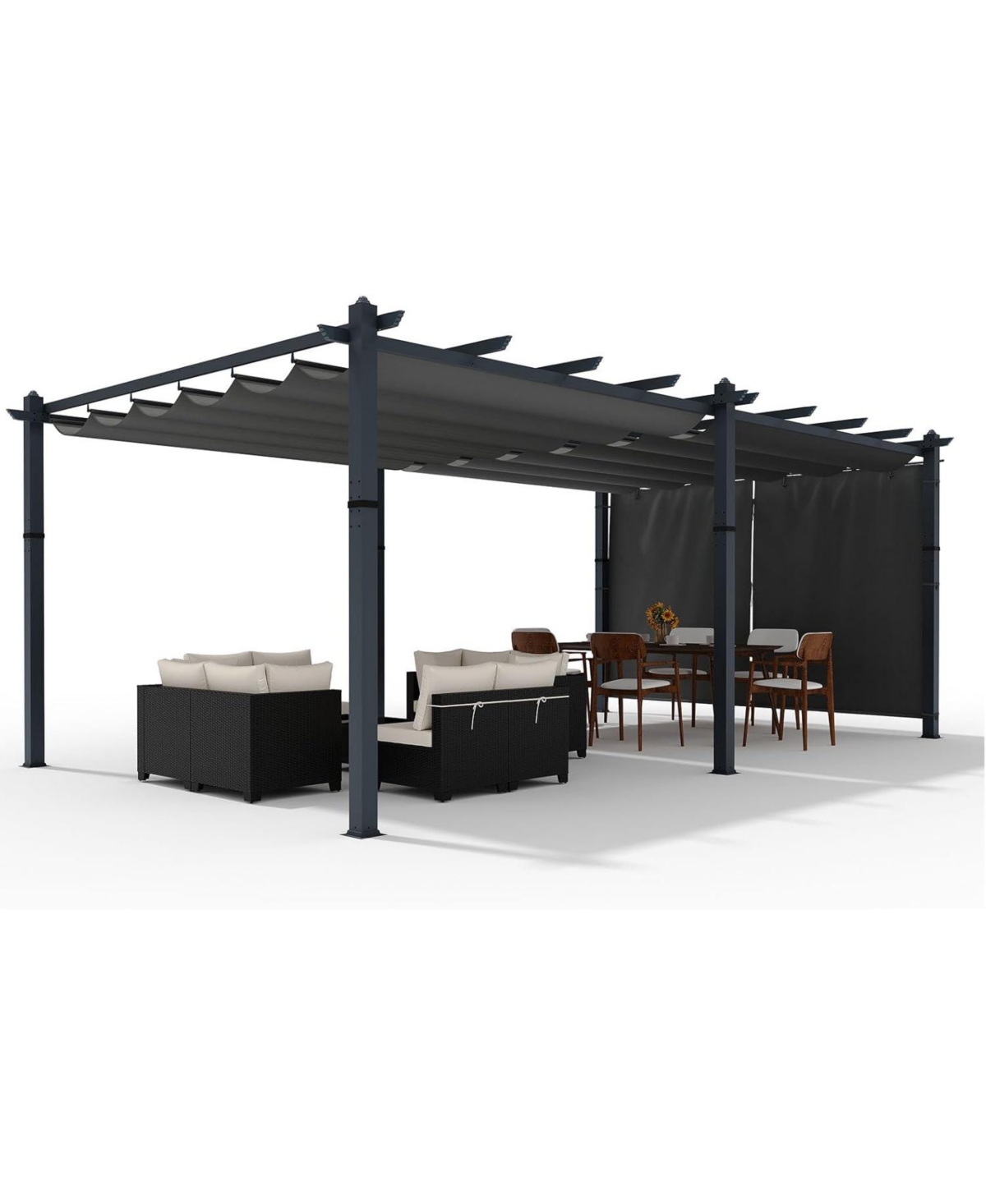 Click here for gaomon 12x20 Feet Aluminum Pergola Oversize Outdoo... prices