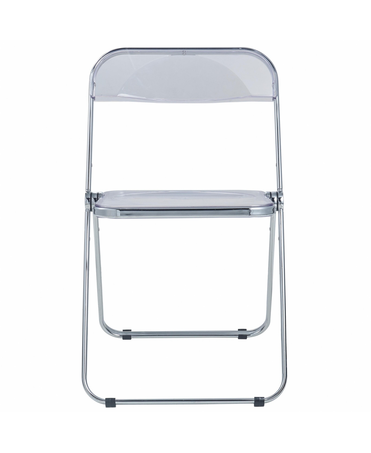 Click here for LeisureMod Lawrence Acrylic Folding Chair With Met... prices