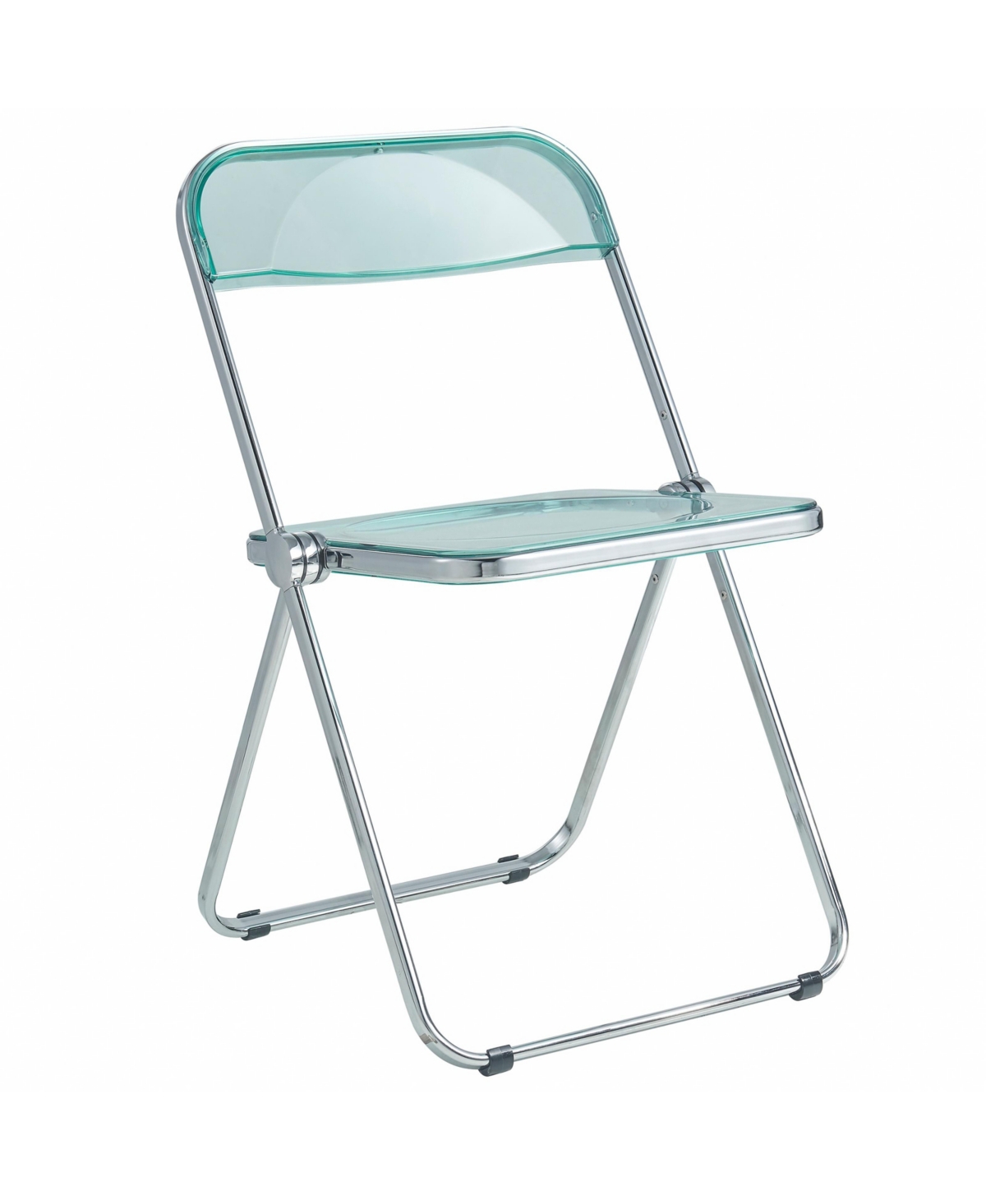 Click here for LeisureMod Lawrence Acrylic Folding Chair With Met... prices