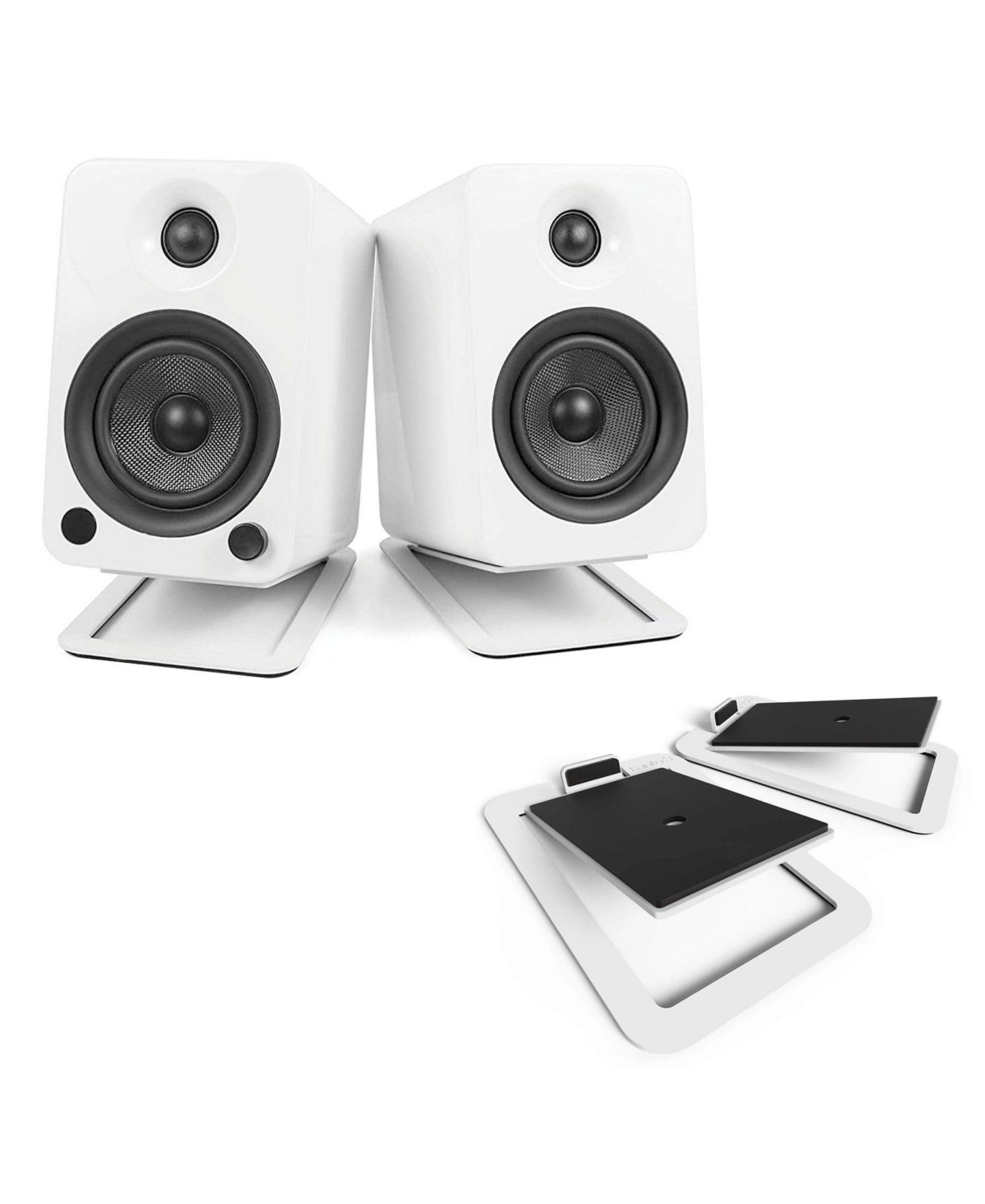 Click here for Kanto S4 Angled Solid Steel Desktop Speaker Stands... prices