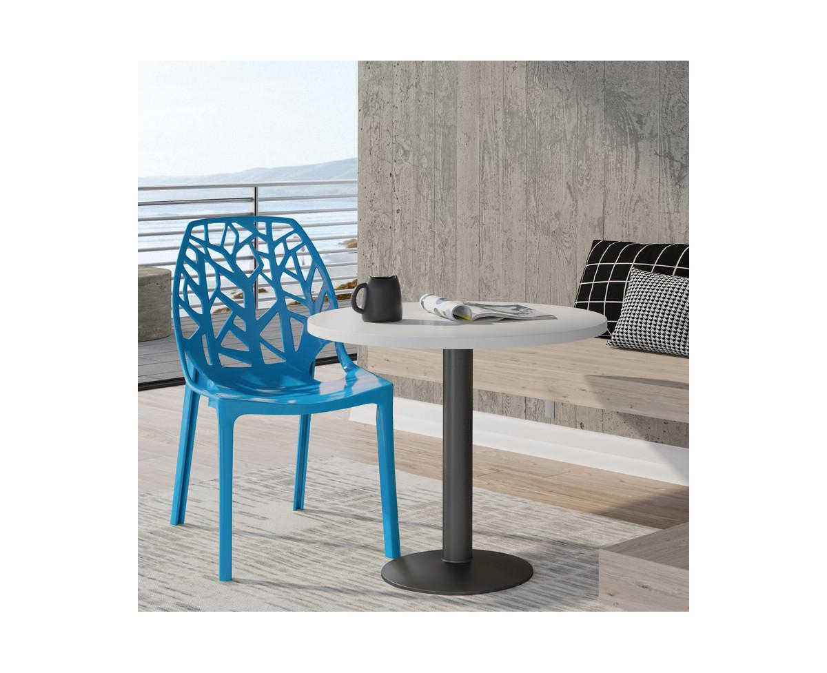 Click here for LeisureMod Modern Cornelia Dining Chair - Solid bl... prices
