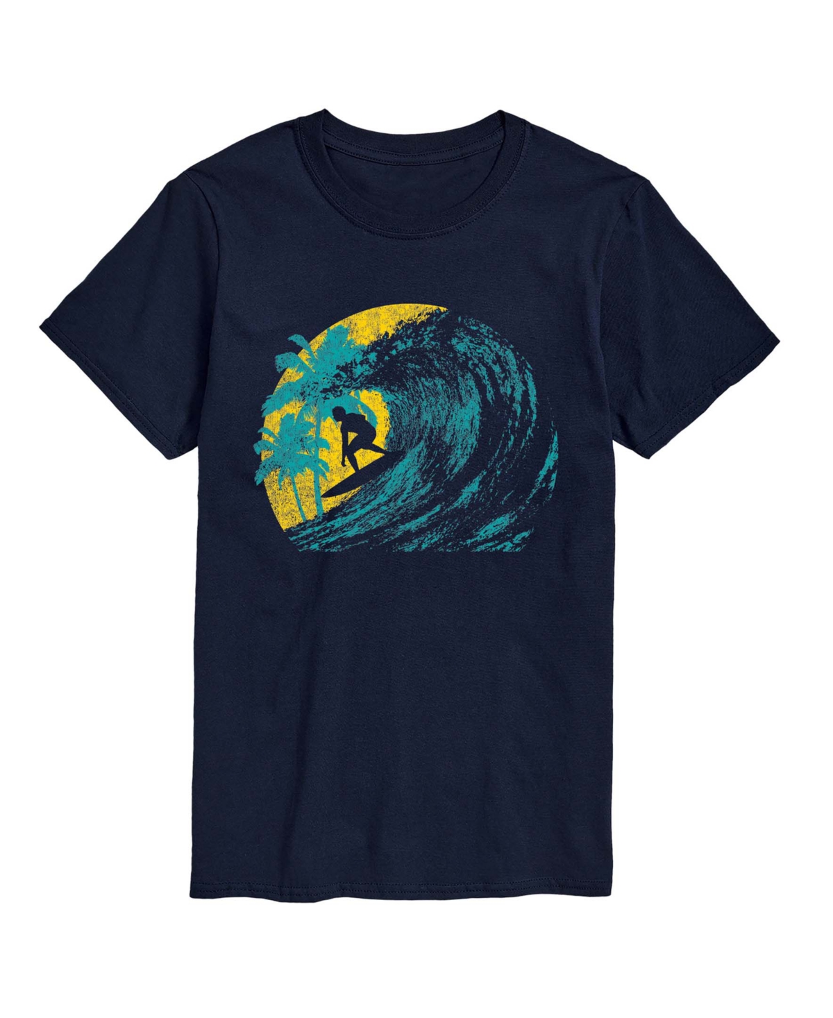 Click here for Airwaves Mens Retro Surfer Palm Tree Graphic T-Shi... prices
