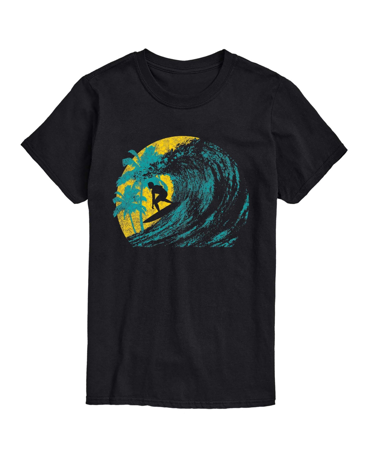 Click here for Airwaves Mens Retro Surfer Palm Tree Graphic T-Shi... prices