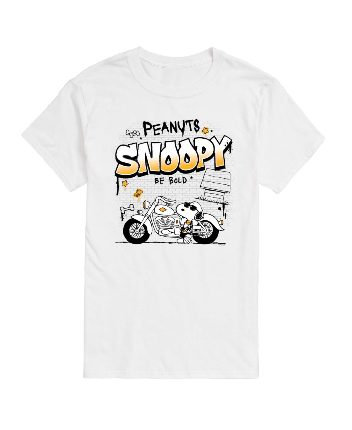 Click here for Airwaves Mens Peanuts Snoopy Motorcycle Graphic T-... prices