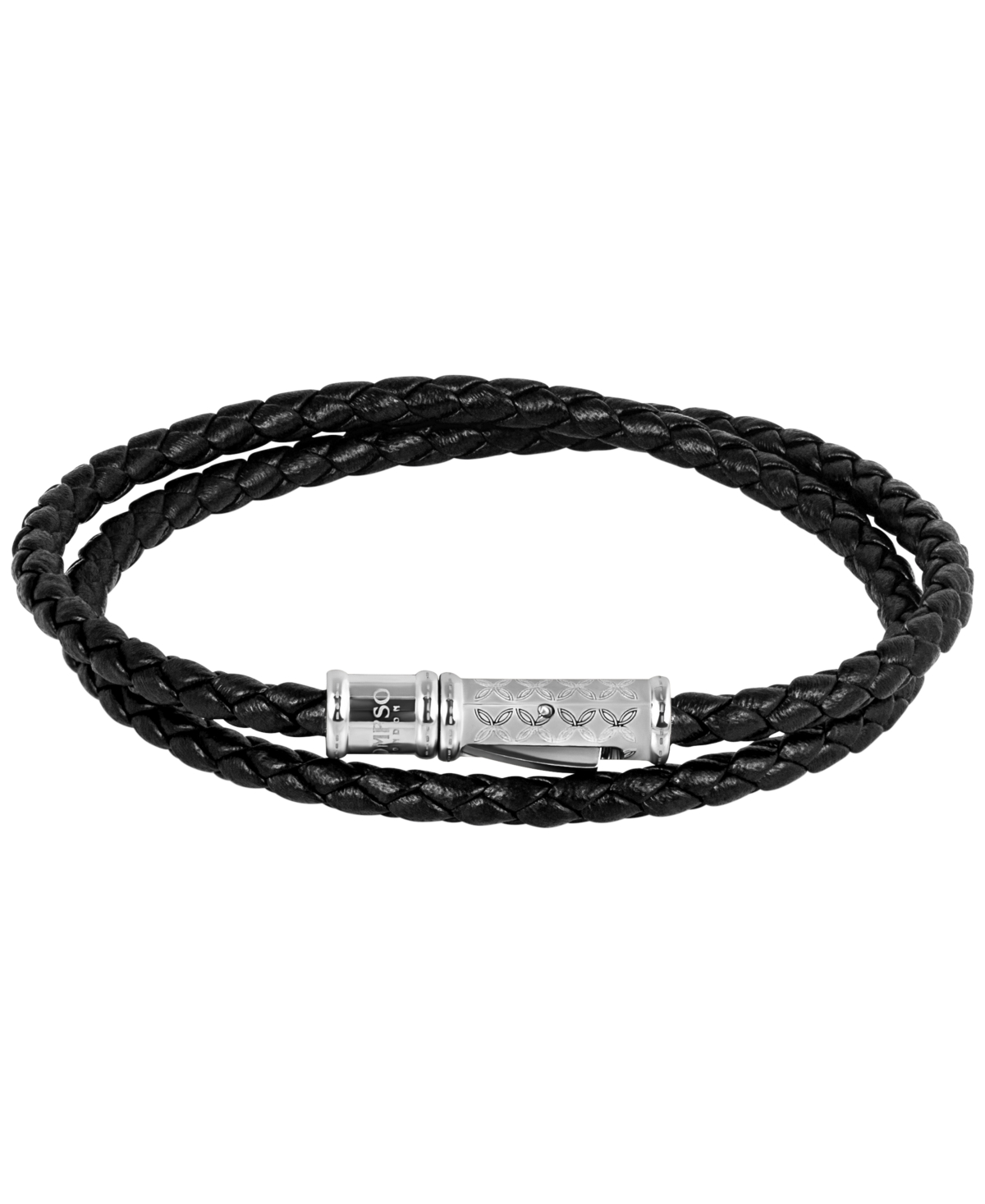 Click here for Thompson of London Mens Lucky Clover Black Leather... prices