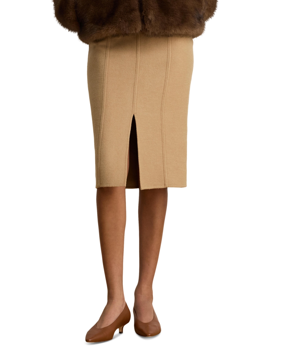 Click here for Lauren Ralph Lauren Womens Double-Faced Wool-Blend... prices