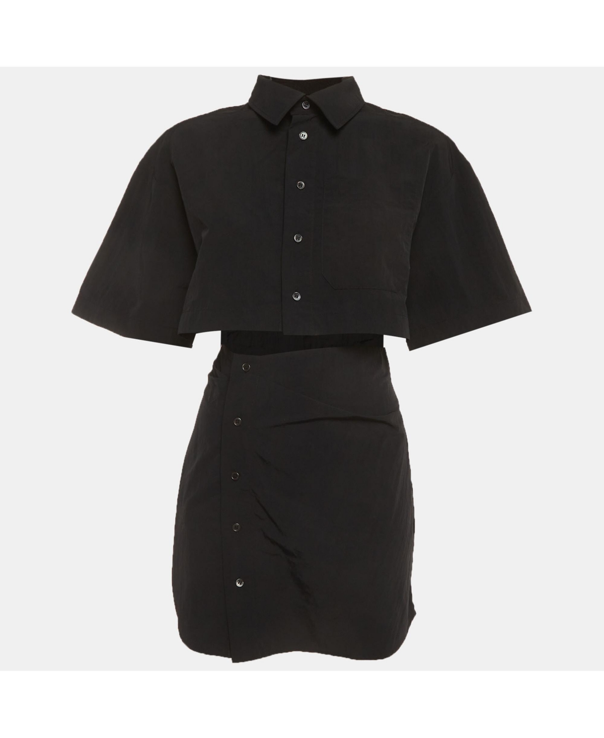 Click here for Pre-Owned Jacquemus Womens Crepe Twisted Shirt Dre... prices